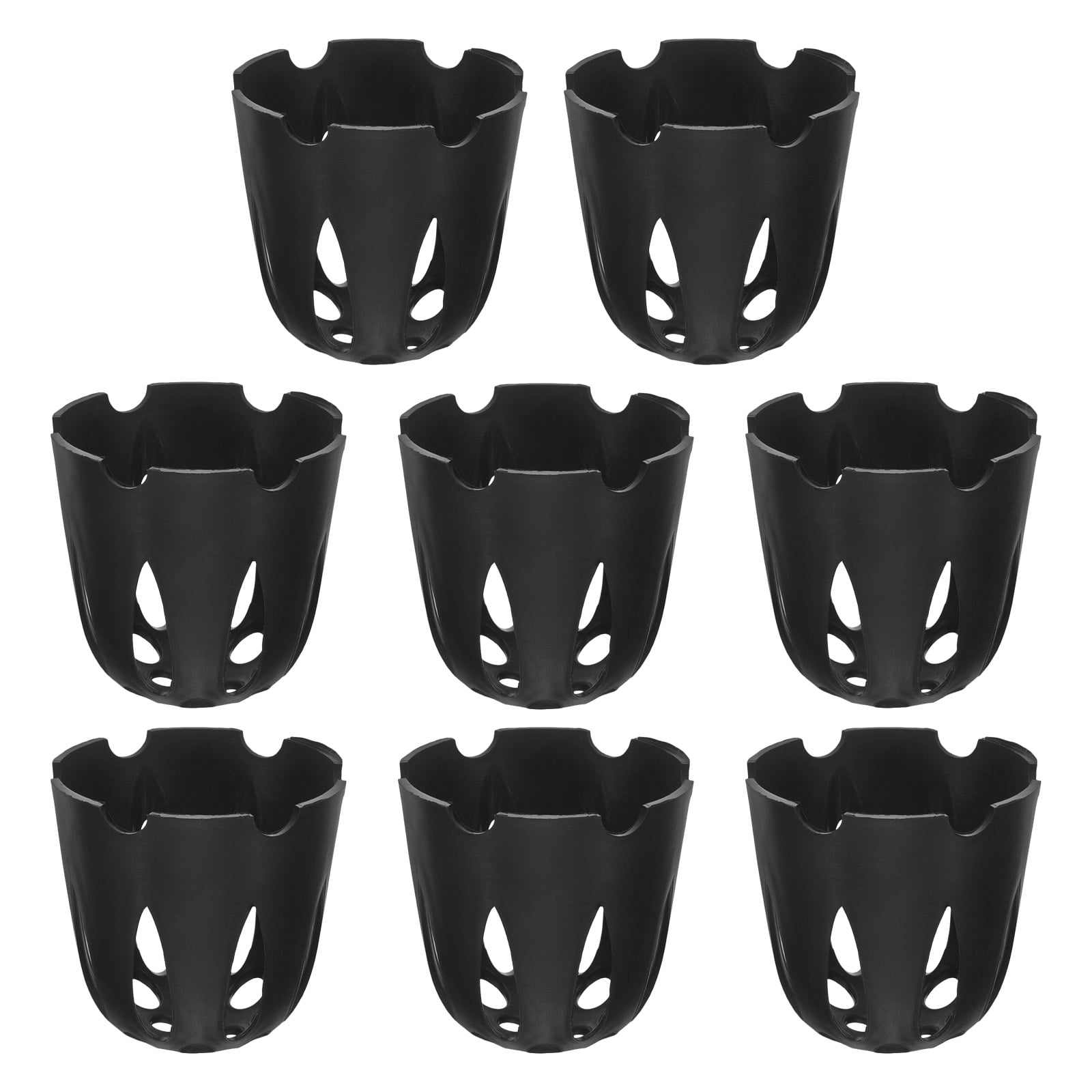 HOMEMAXS 8 Pcs Rectangle for Outdoor Plant Tray Orchid Pot Hydrophobic ...