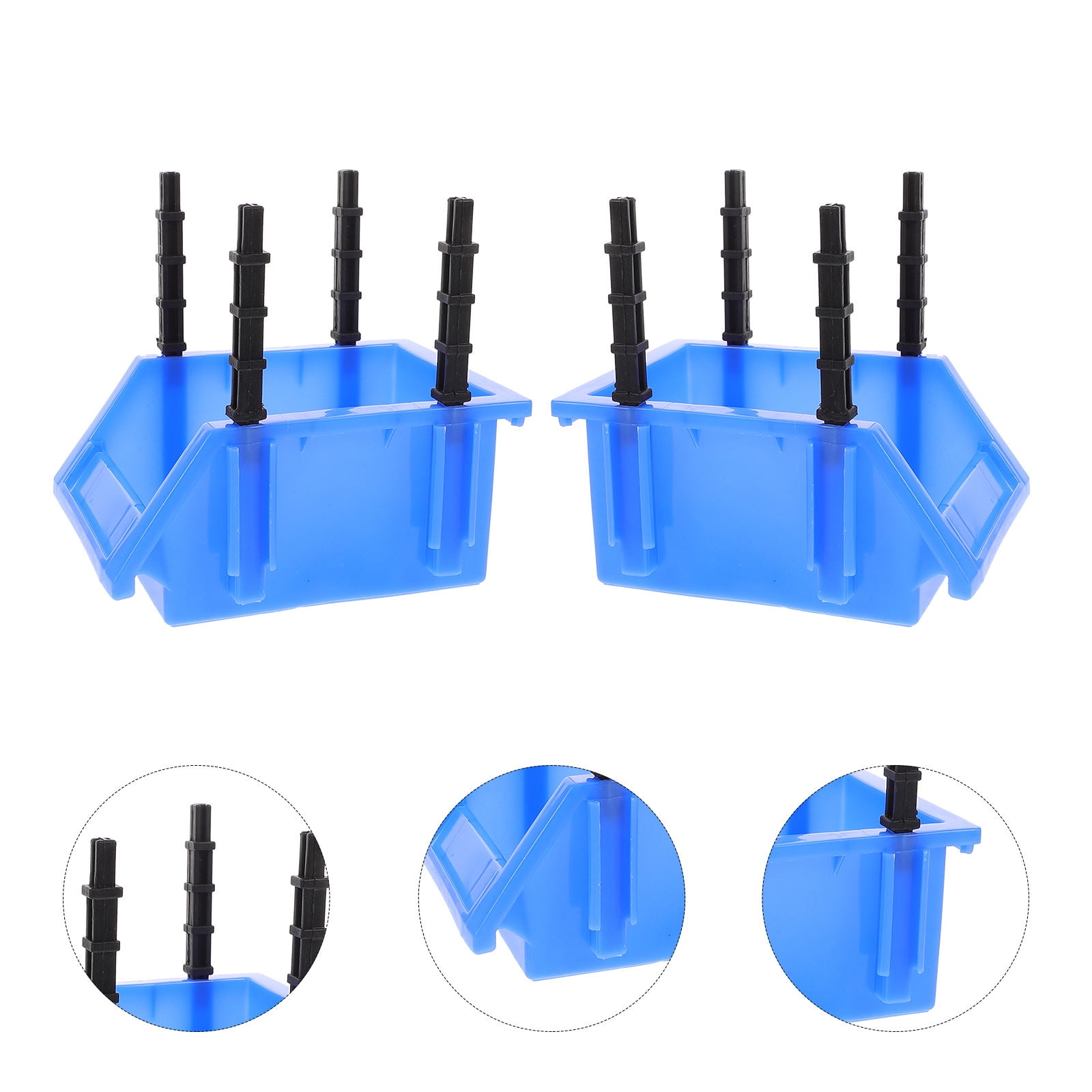 HOMEMAXS 8 Pcs Recycle Small Stackable Storage Bins Hardware ...