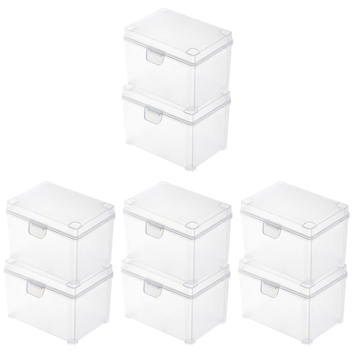 HOMEMAXS 8 Pcs Reusable Small Containers Office Clips Organizer Craft ...