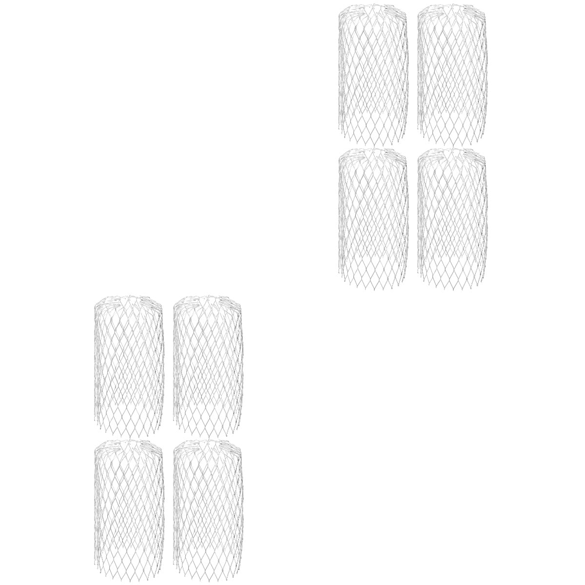 HOMEMAXS 8 Pcs Roof Gutter Guards Leaf Filters Mesh Gutter Strainers ...