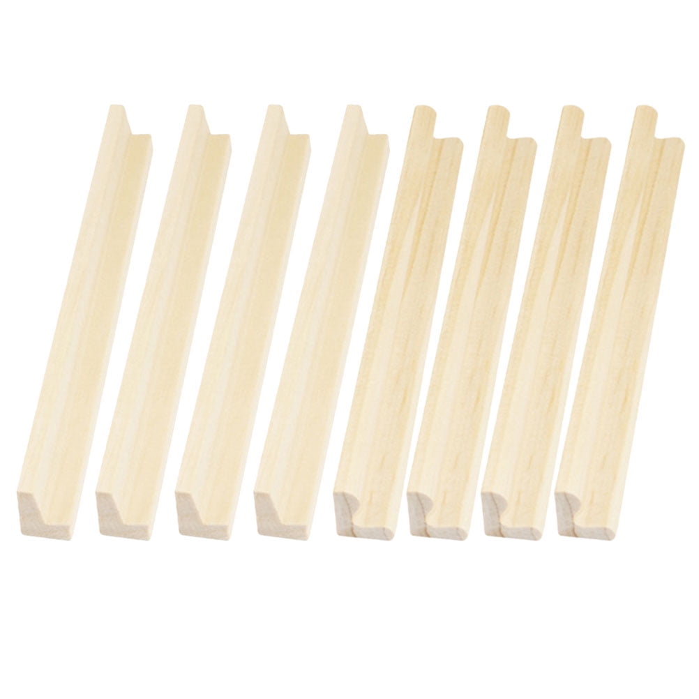 HOMEMAXS 8 Pcs Sequence Board Game Dominoes Tables Wooden Letter Base ...