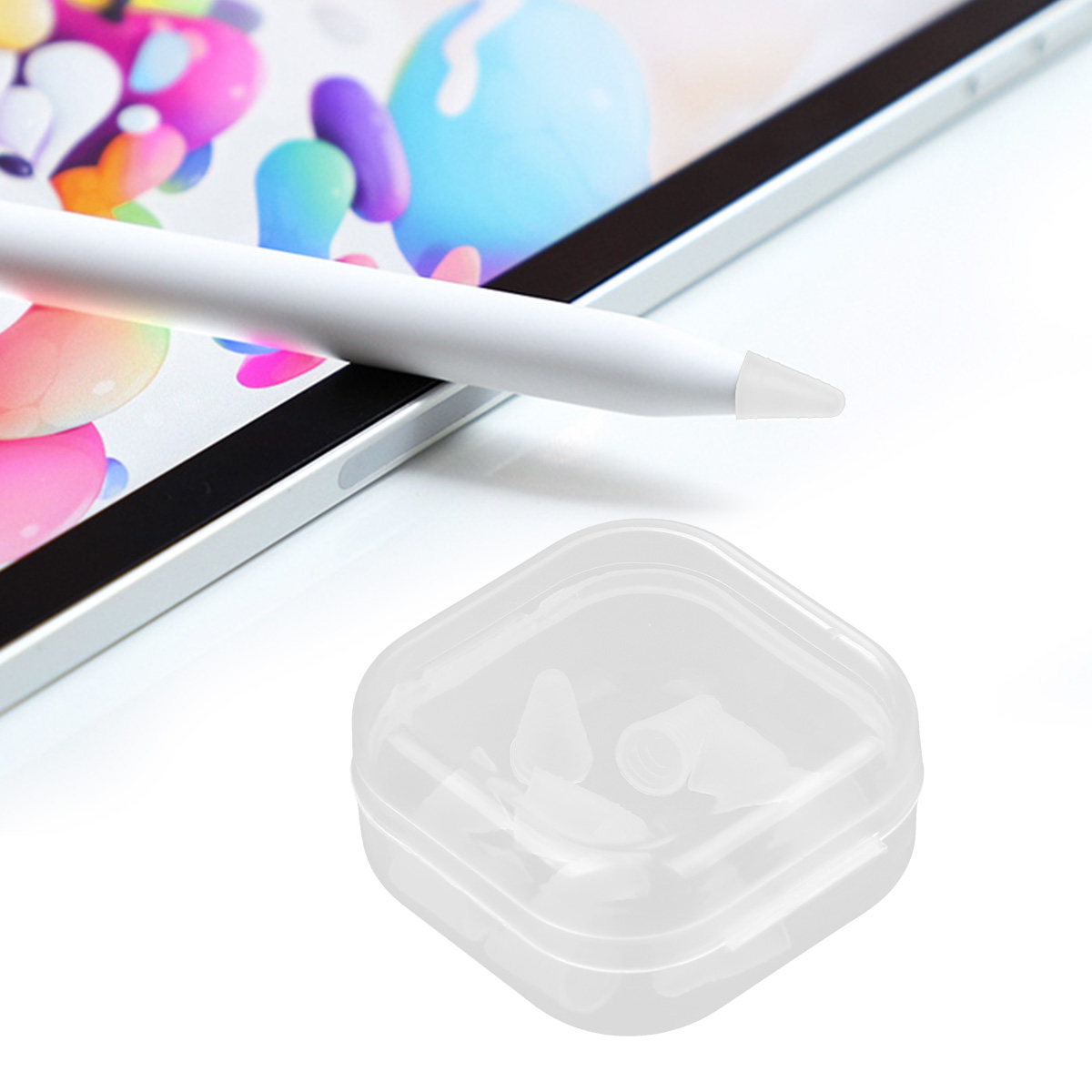 HOMEMAXS 8 Pcs Stylus Pen Tip Cover Pencil Tips with for Transparent ...