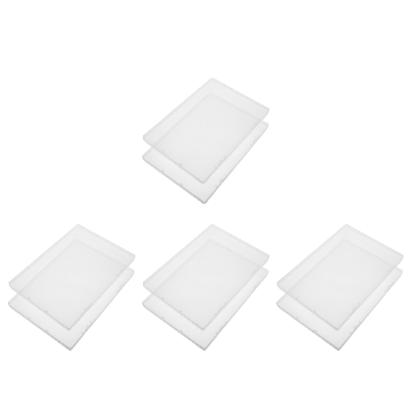 HOMEMAXS 8 Pcs Transparent Document Organizer Box for Certificates and ...