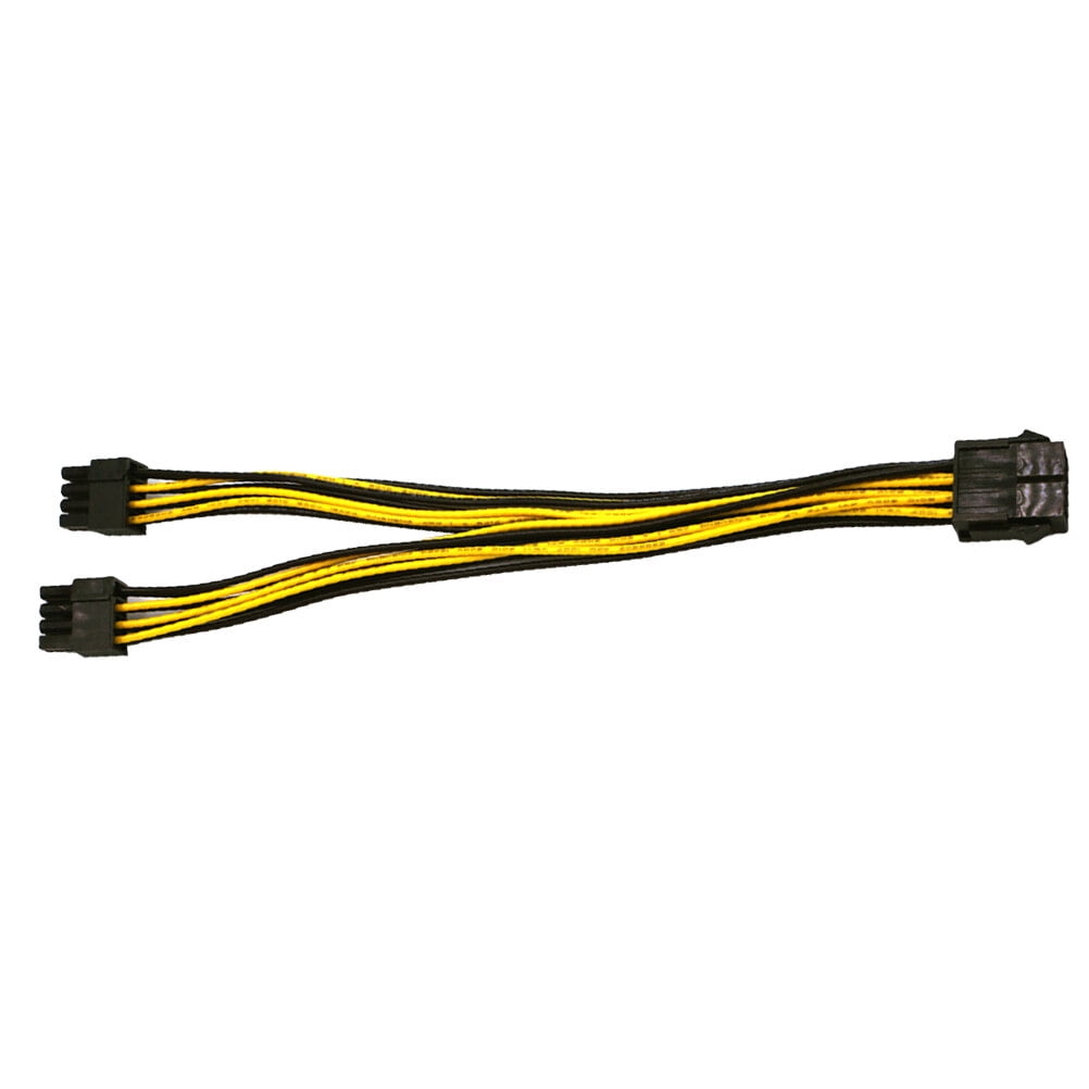 HOMEMAXS 8 Pin Dual P+P Male GPU Graphics Video Power Supply Splitter ...