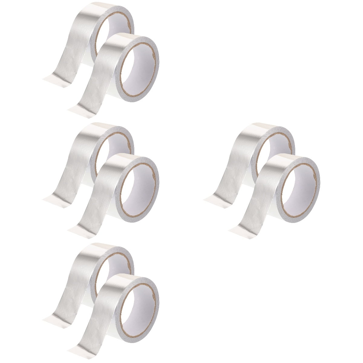 HOMEMAXS 8 Rolls Insulation Aluminum Foil Tape High Temperature Aluminum Foil Tape Sealing ...