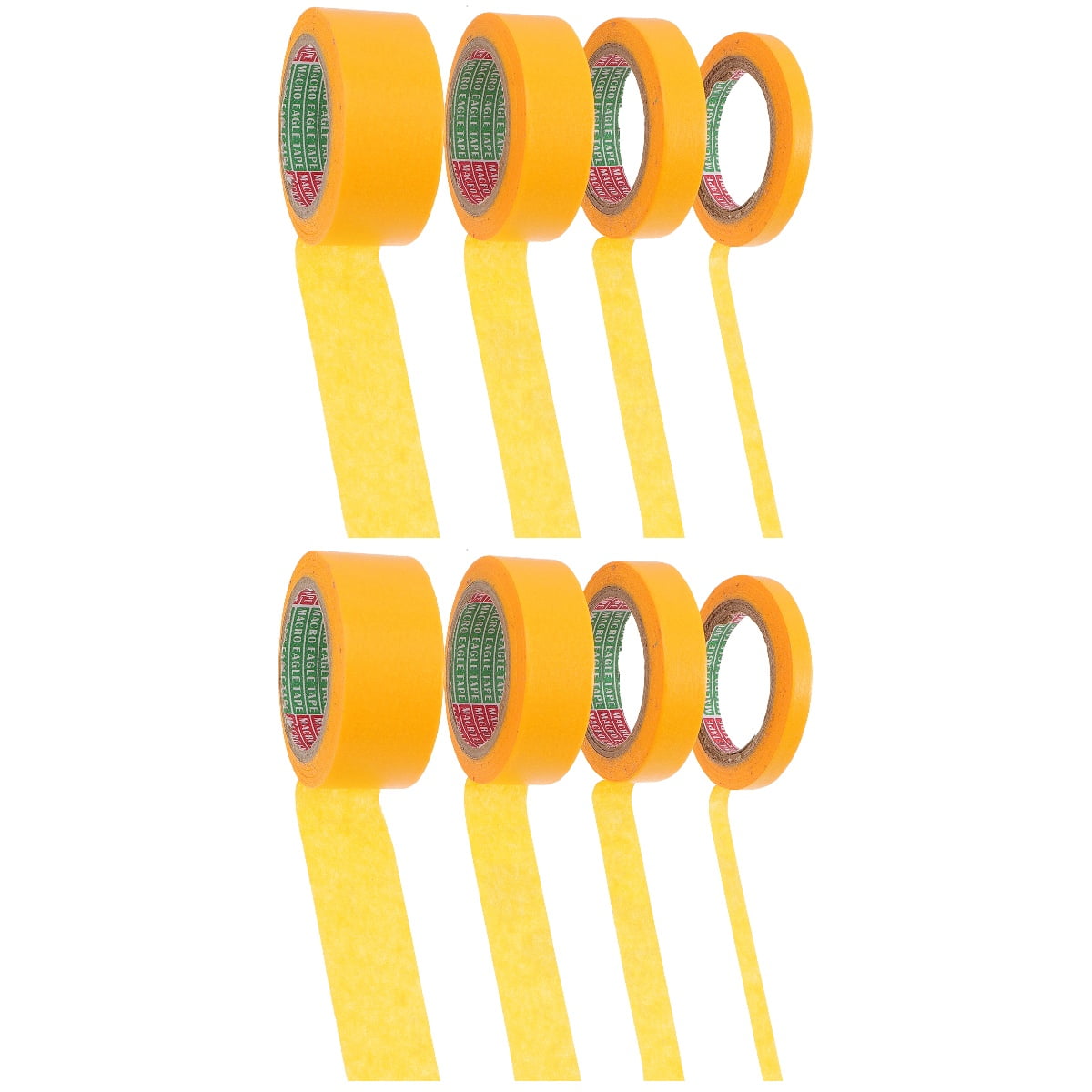 HOMEMAXS 8 Rolls Masking Tape Assortment Painter Automotive Masking ...