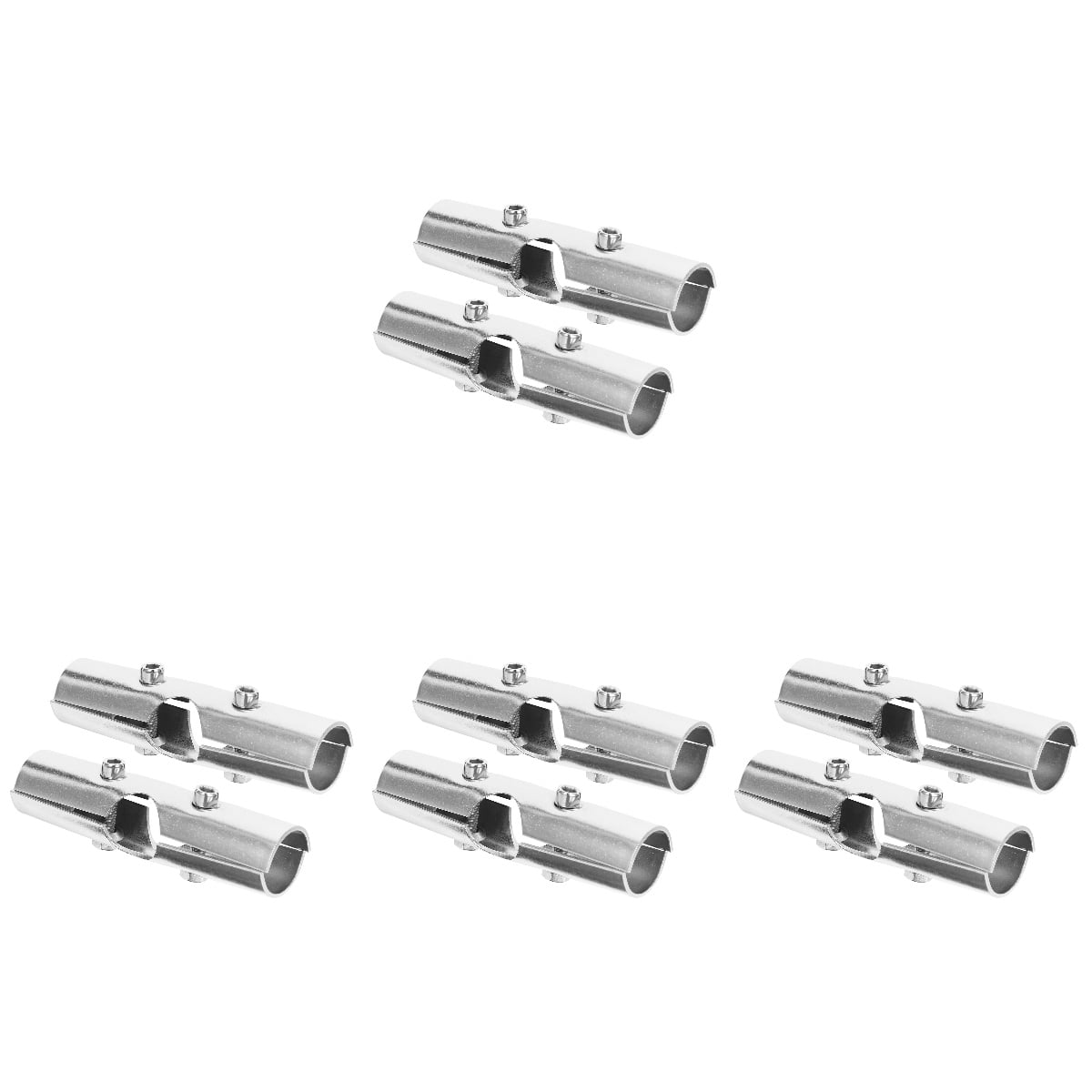 HOMEMAXS 8 Sets Closet Rod Connecting Sockets Stainless Steel End ...
