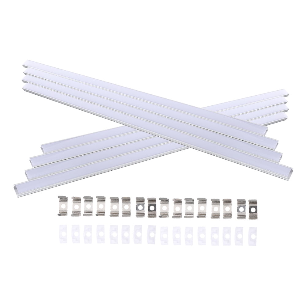 HOMEMAXS 8 Sets Led Aluminum Channel Strip Light Installations U Shape ...