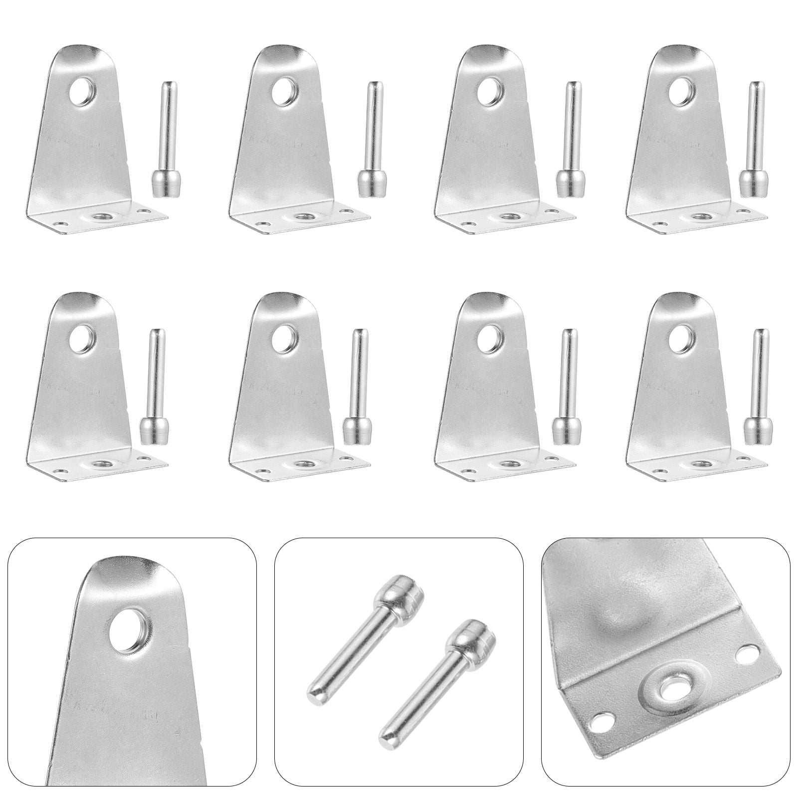 HOMEMAXS 8 Sets Window Blinds Brackets Replacement Fasteners Hold down ...