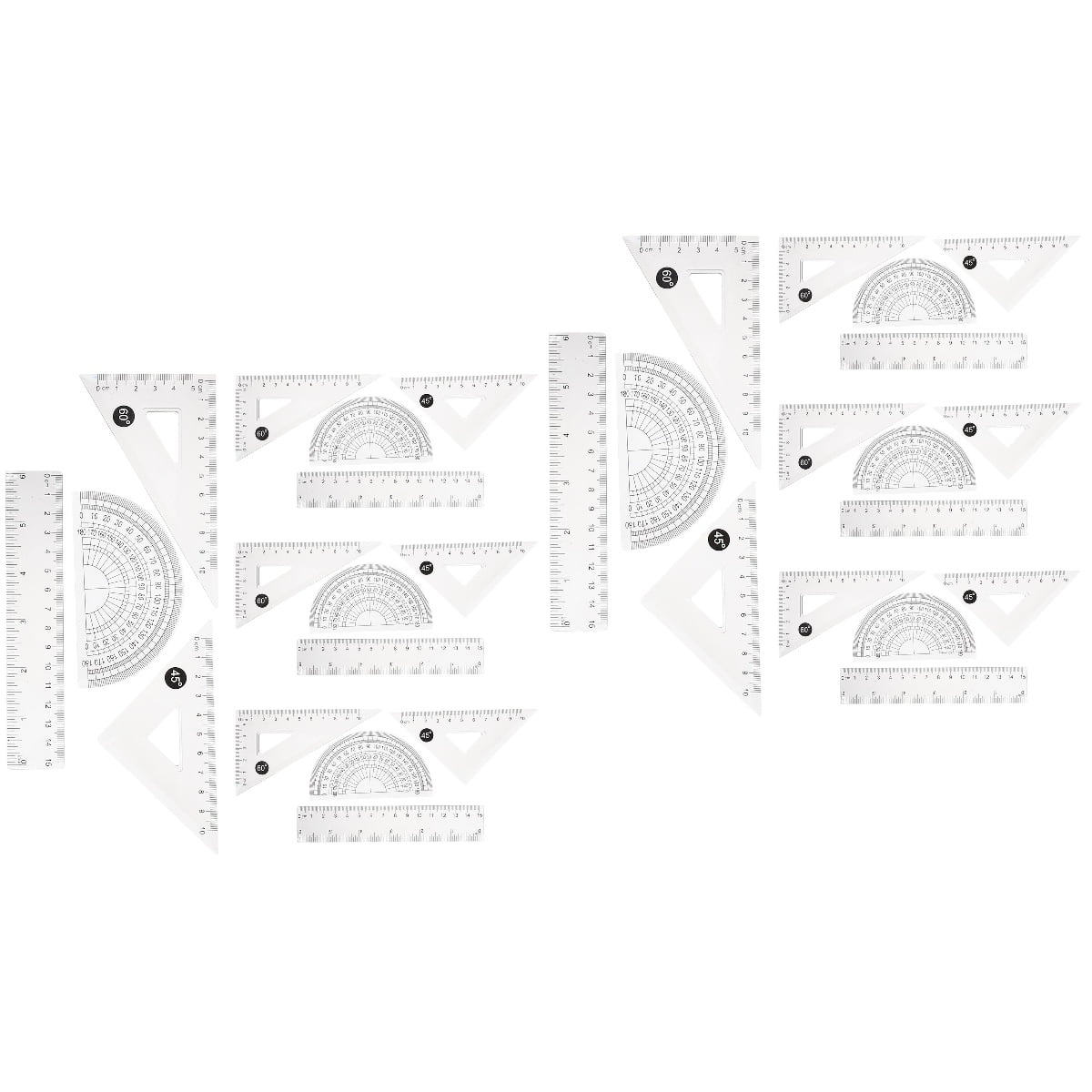 HOMEMAXS 8 Sets of Professional Student Drafting Kit Engineering ...