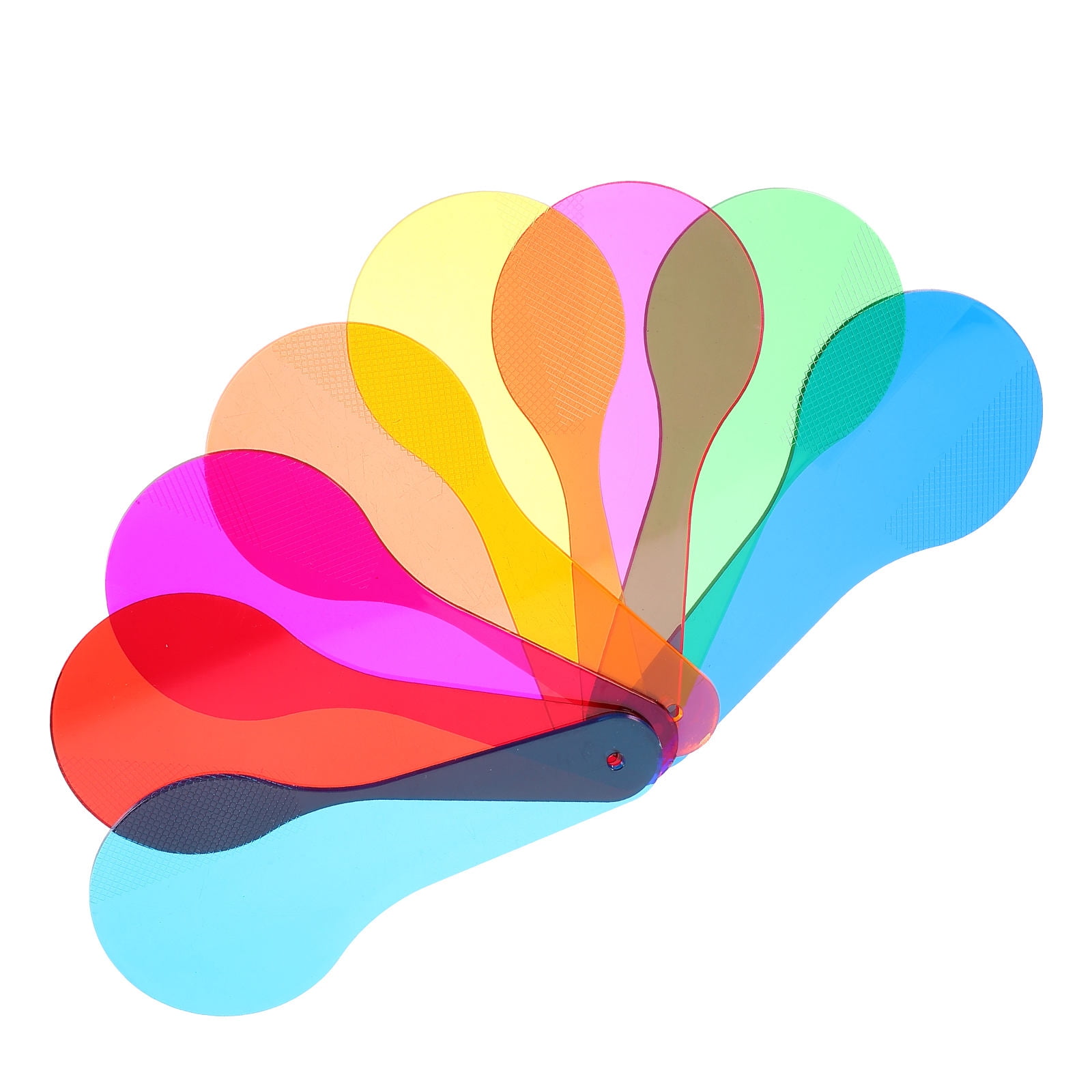 HOMEMAXS 8 Sheets Translucent Mixing Lenses Color Sheets Primary Color ...