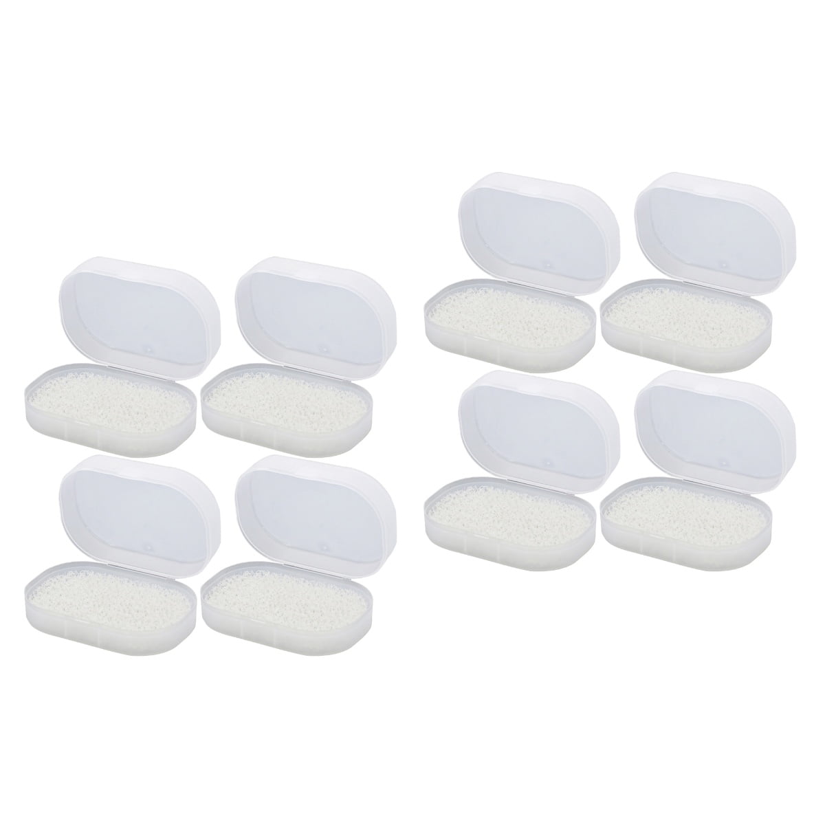 HOMEMAXS 8 pcs /1 Pack Plastic Sponges Soap Box Waterproof Seal Soap ...