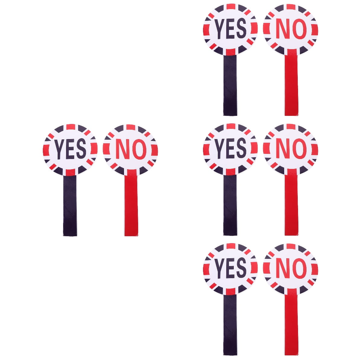 8 pcs Teacher Yes Paddle Portable No Paddle Reusable Judging Board ...