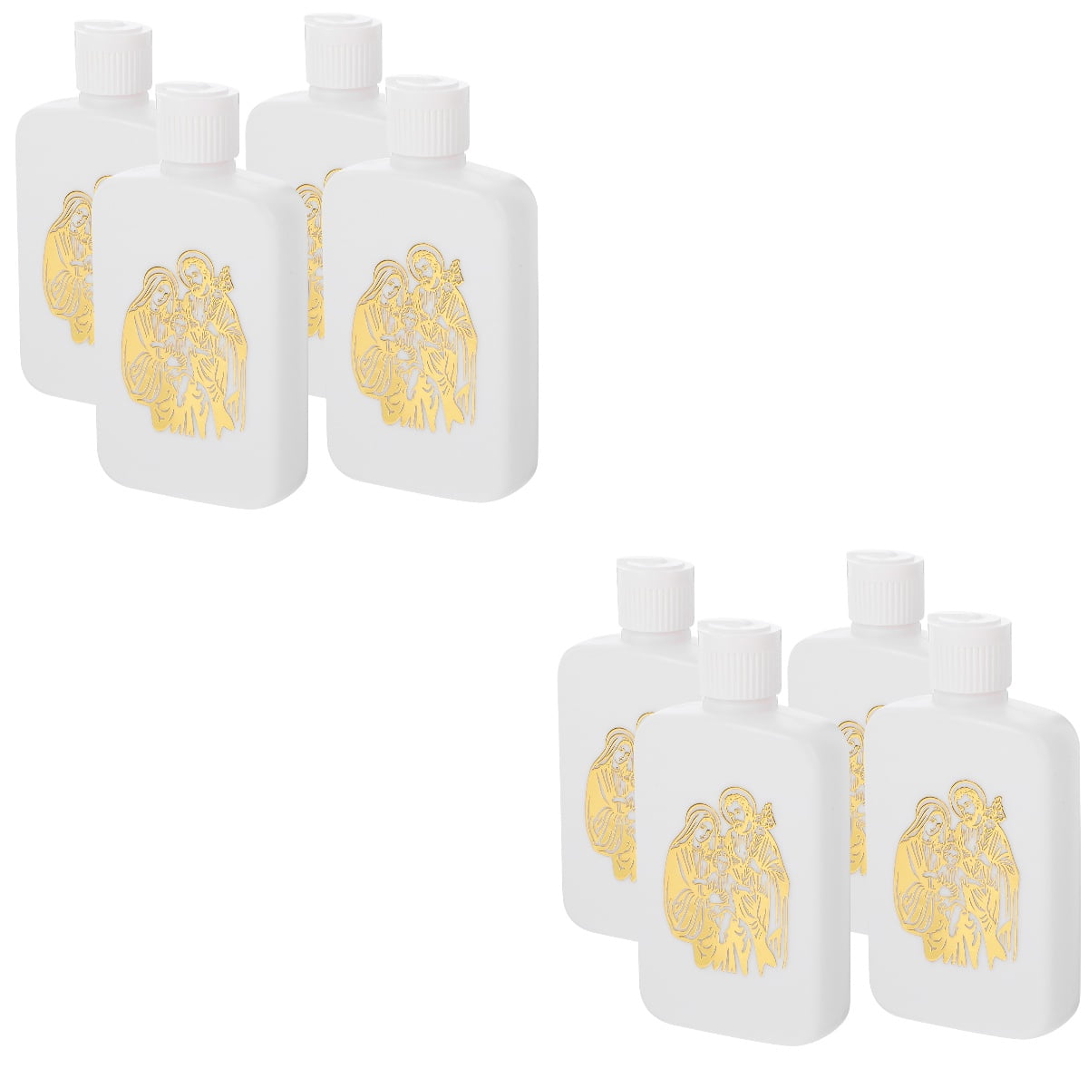 HOMEMAXS 8 pcs Empty Plastic Holy Water Bottle Delicate Holy Water ...