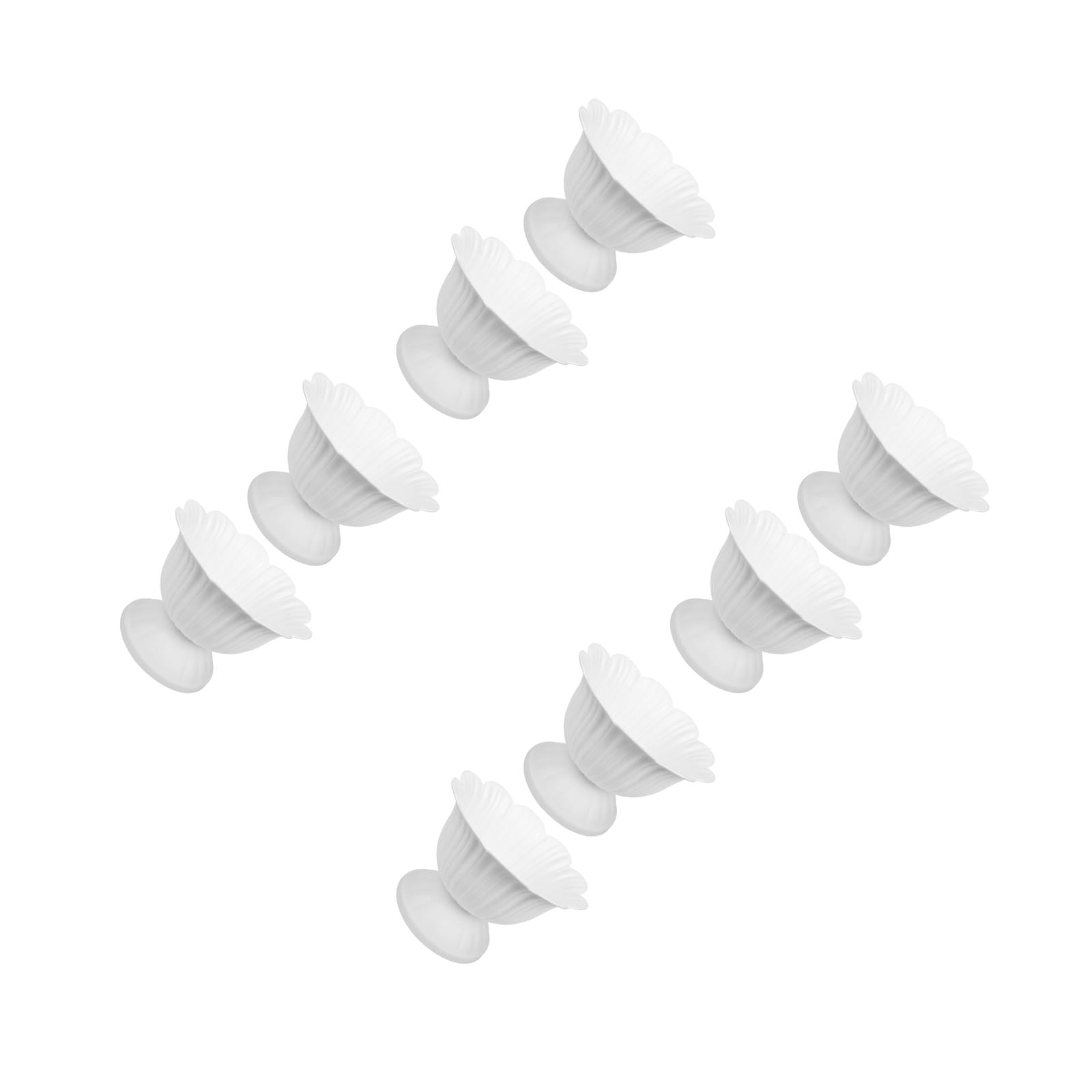 HOMEMAXS 8 pcs European Style Plastic Flowerpots Flower Holders Flower ...