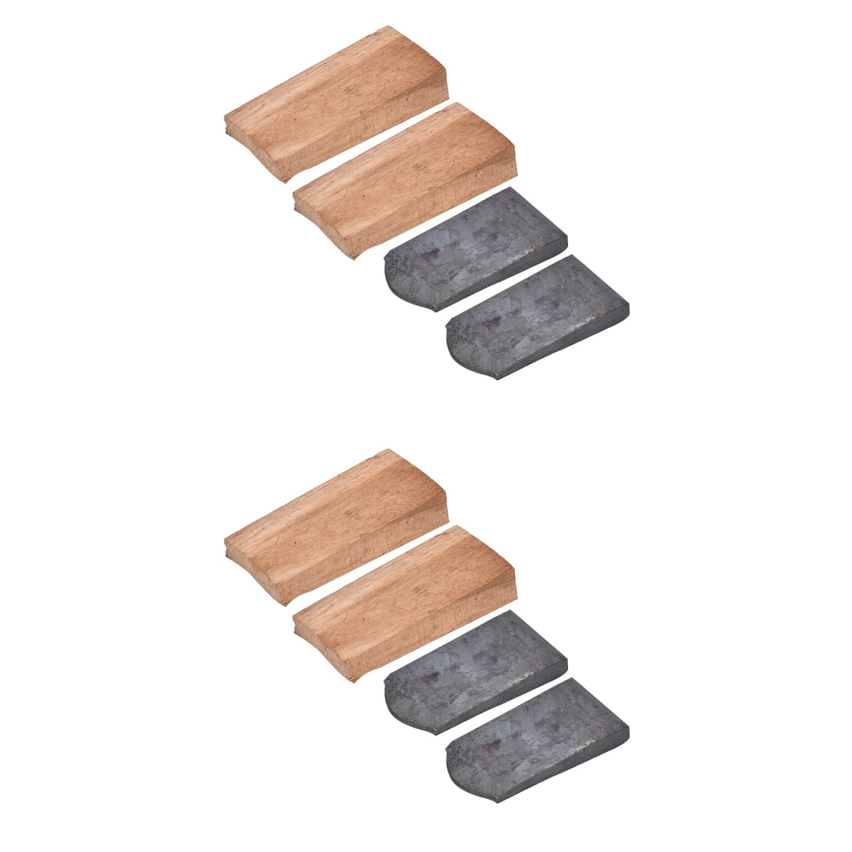 HOMEMAXS 8 pcs Garden Hoe Parts Hoe Head Reinforce Wedge Hoe Wedge ...