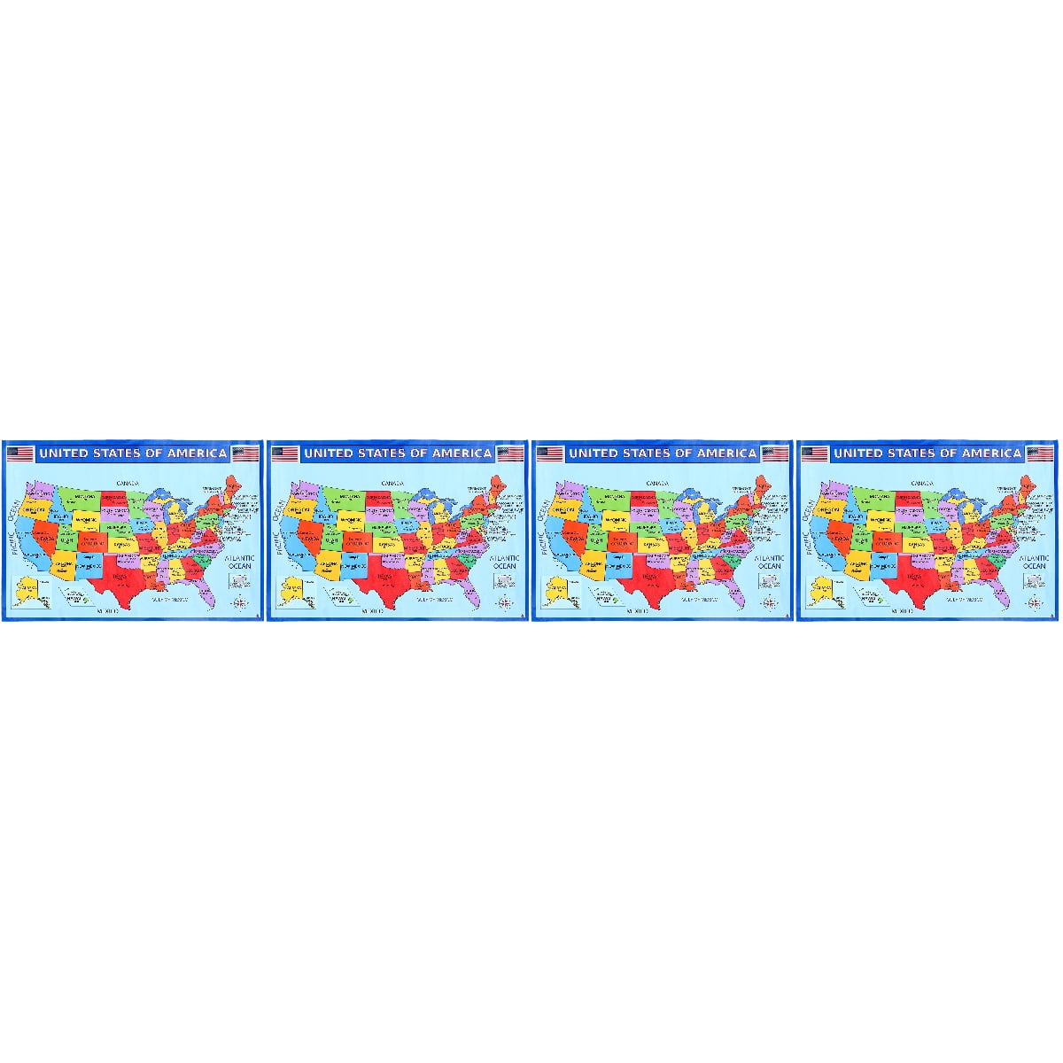 HOMEMAXS 8 pcs Geography Country Map Poster Interesting Geography ...