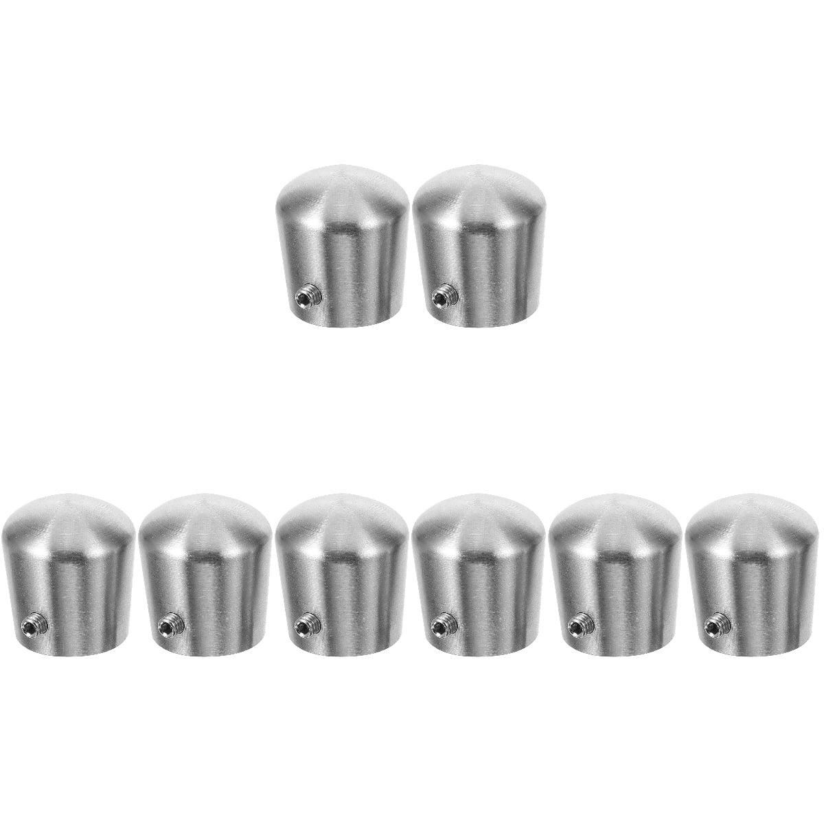 HOMEMAXS 8 pcs Handrail End Caps Handrail Stairs Post End Caps ...