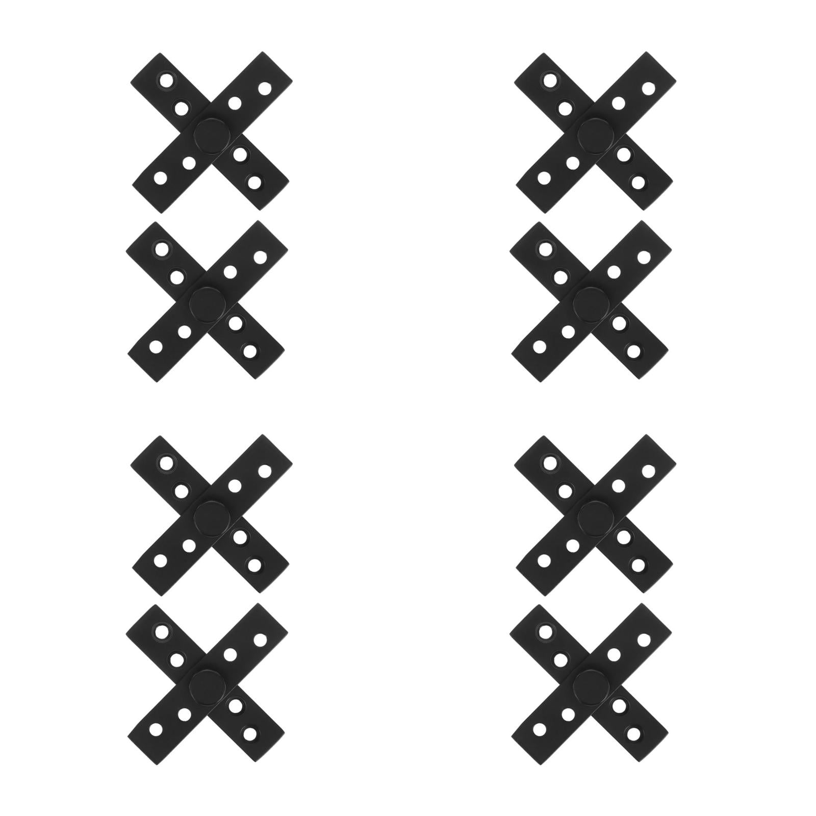 HOMEMAXS 8 pcs Heavy Duty Stainless Steel Concealed Pivot Hinges 360 ...