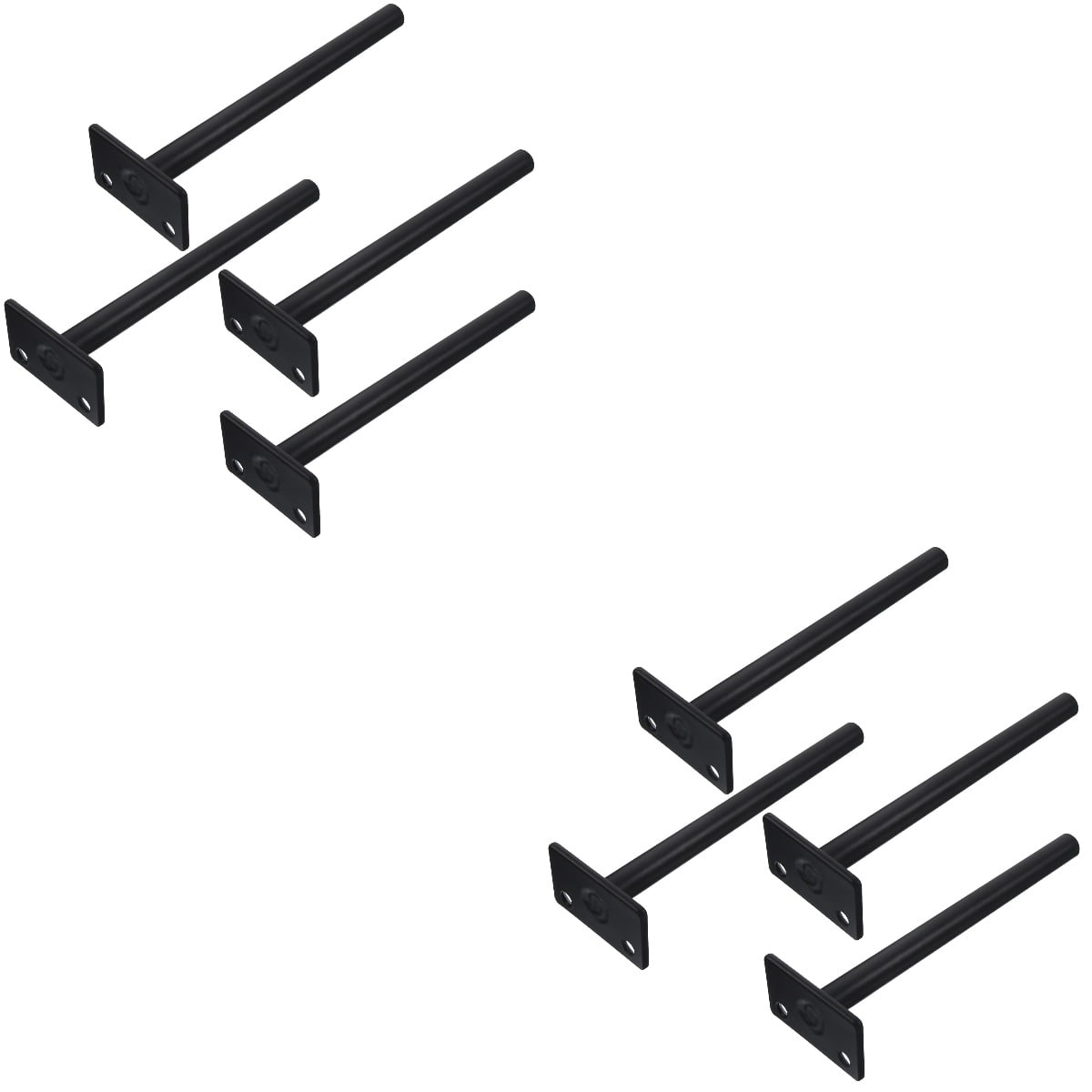 HOMEMAXS 8 pcs Hidden Shelf Bracket Blind Shelf Support Iron Shelf ...