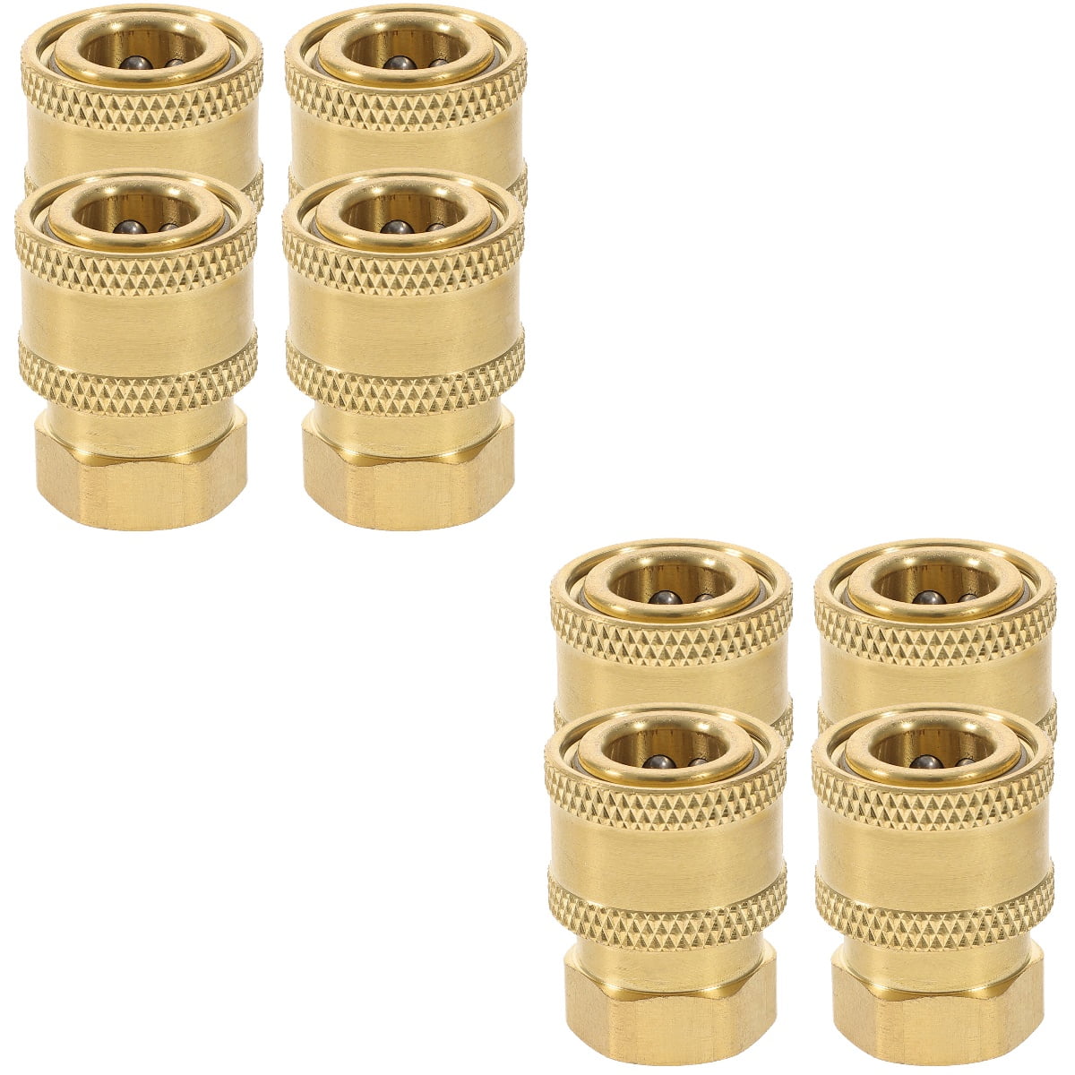 8 pcs Hose Adapter Garden Hose Quick Connect Fitting 1/4 Inch Hose ...