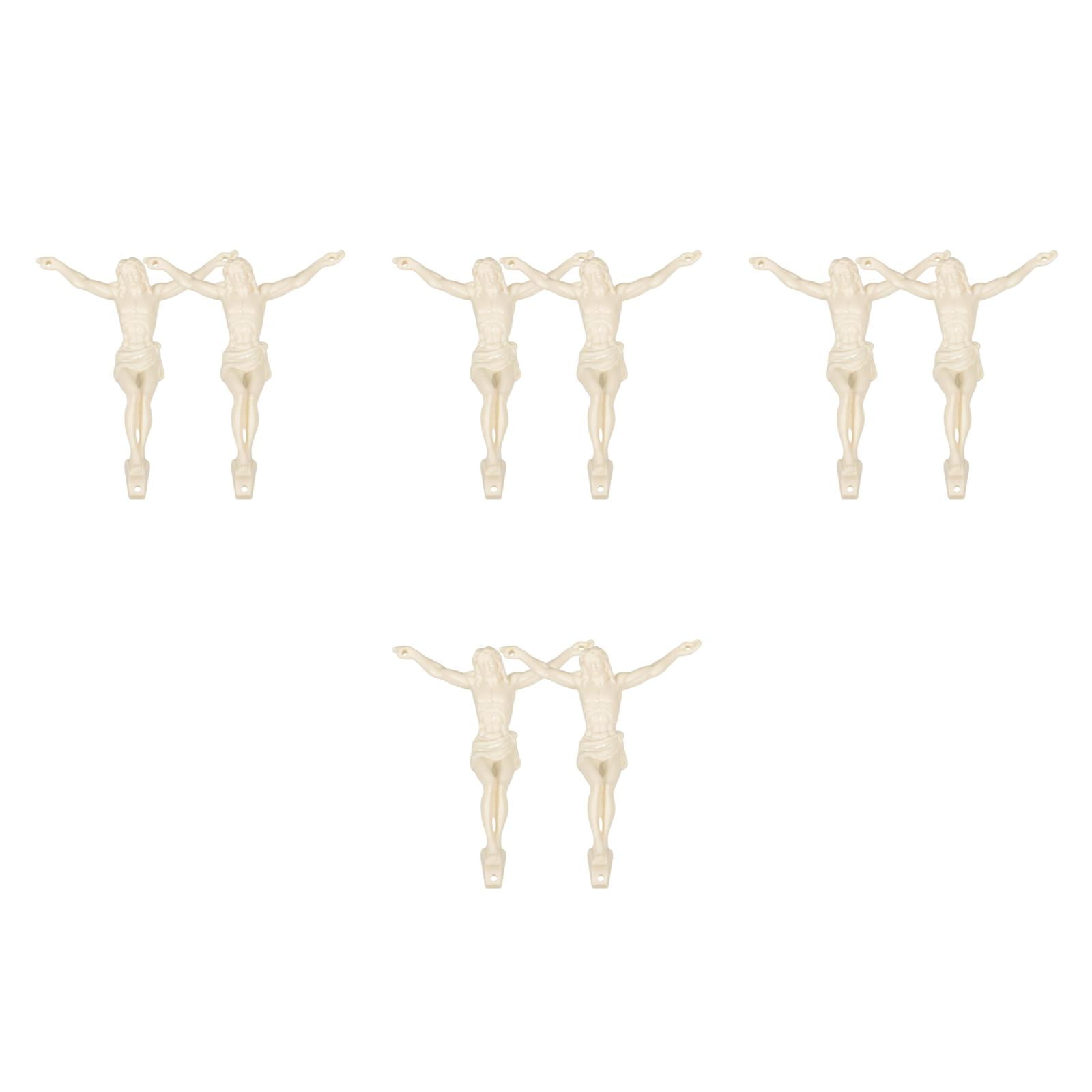 HOMEMAXS 8 pcs Jesus Crucifix Charms For DIY Charm Religious Jewelry ...