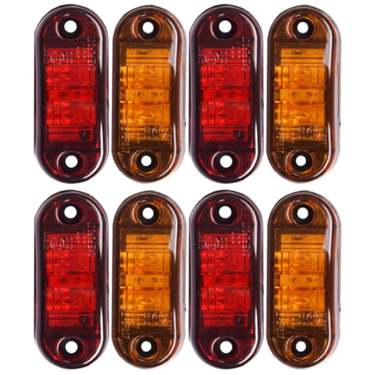 HOMEMAXS 8 pcs Led Marker Light Side Marker Light Camper Truck ...