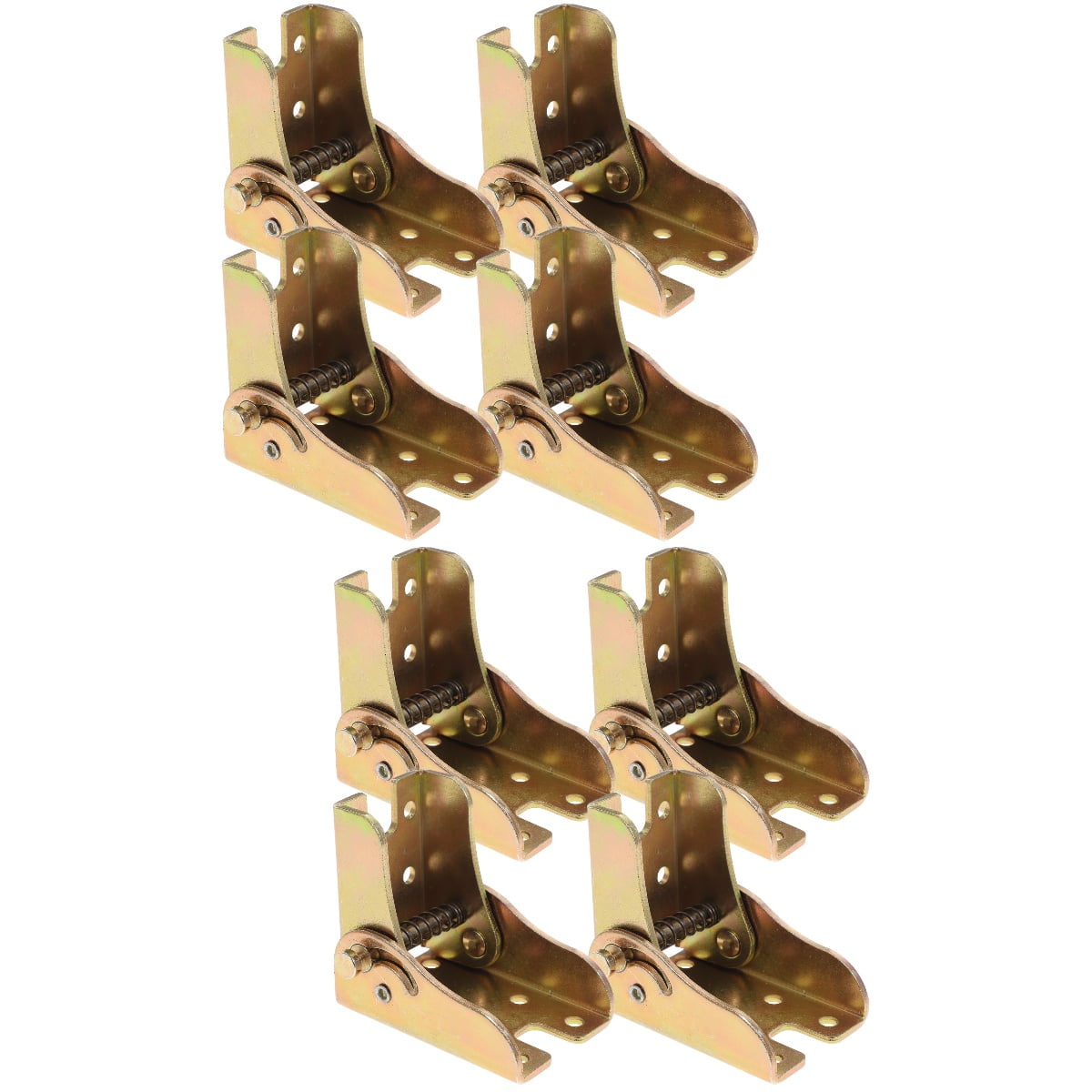HOMEMAXS 8 pcs Locking Hinge Angled Folding Table Hinge Heavy Duty ...