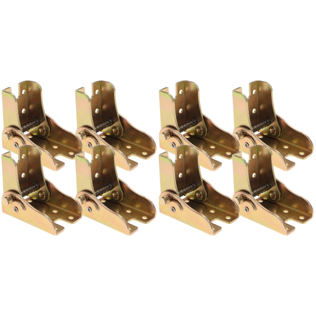 HOMEMAXS 8 pcs Locking Hinge Angled Folding Table Hinge Heavy Duty ...