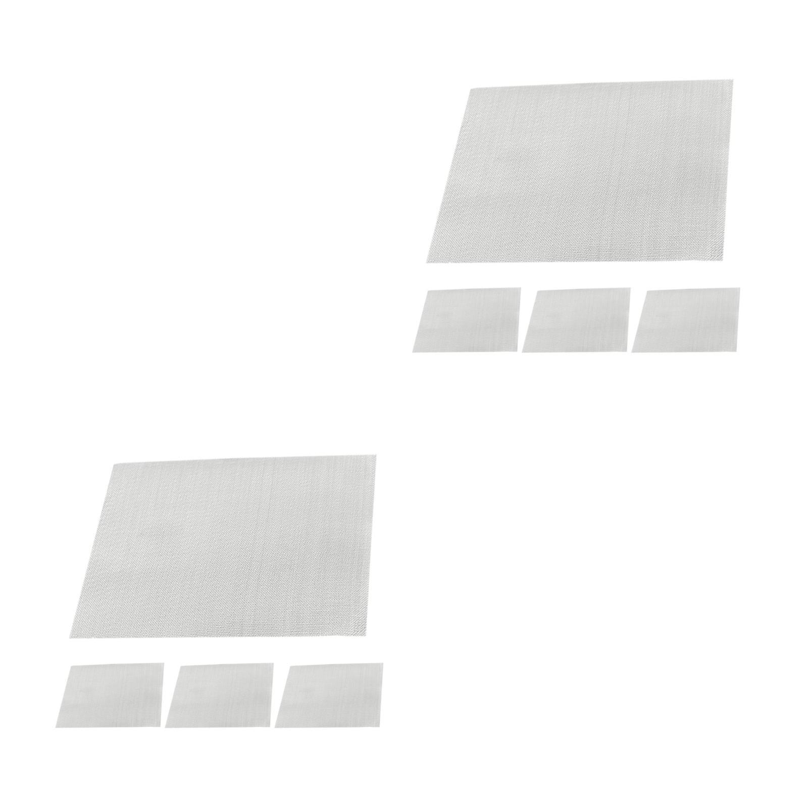 HOMEMAXS 8 pcs Metal Mesh Screen Stainless Steel Architectural Mesh ...