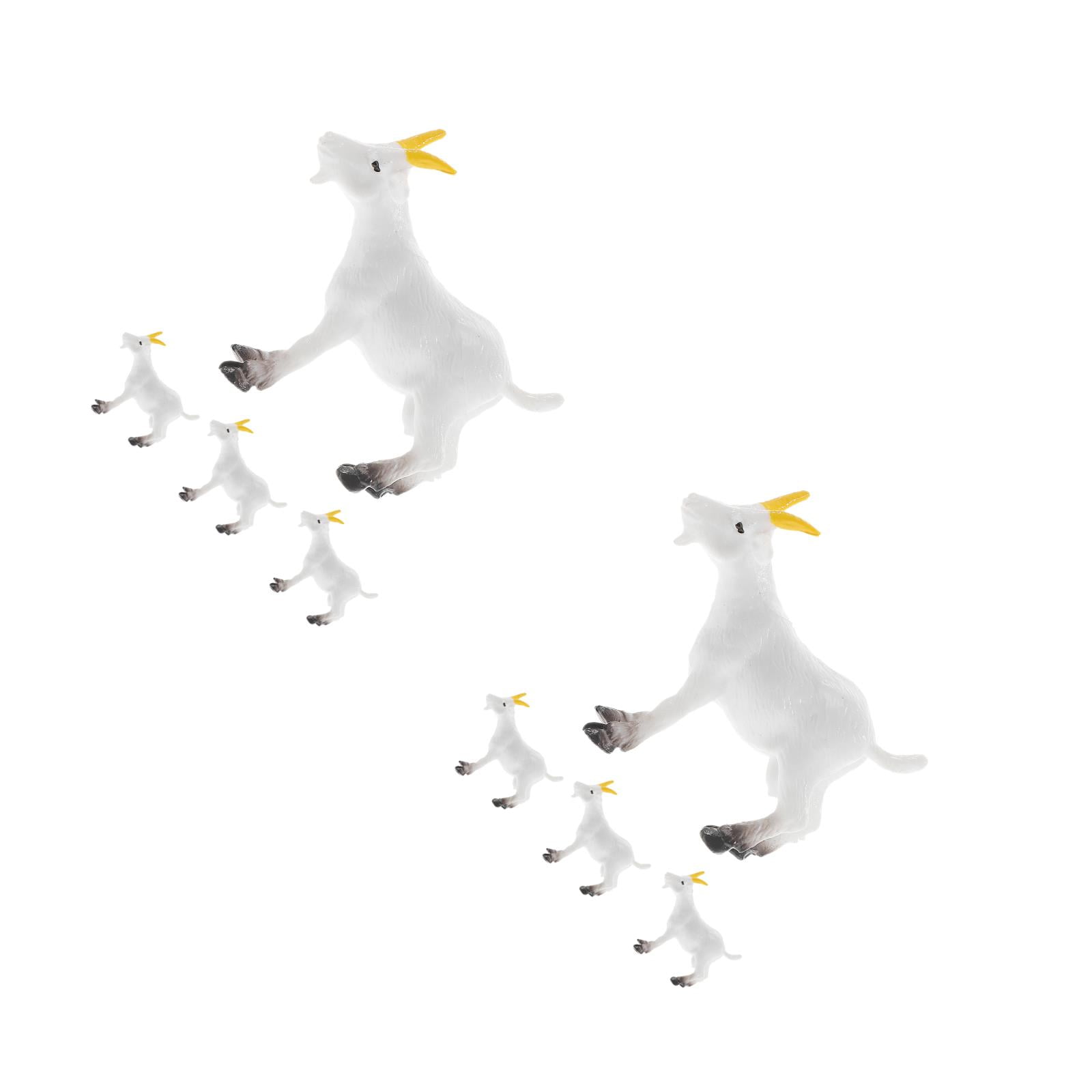 HOMEMAXS 8 pcs Mini Sheep Model Miniature Sheep Decoration Miniature ...