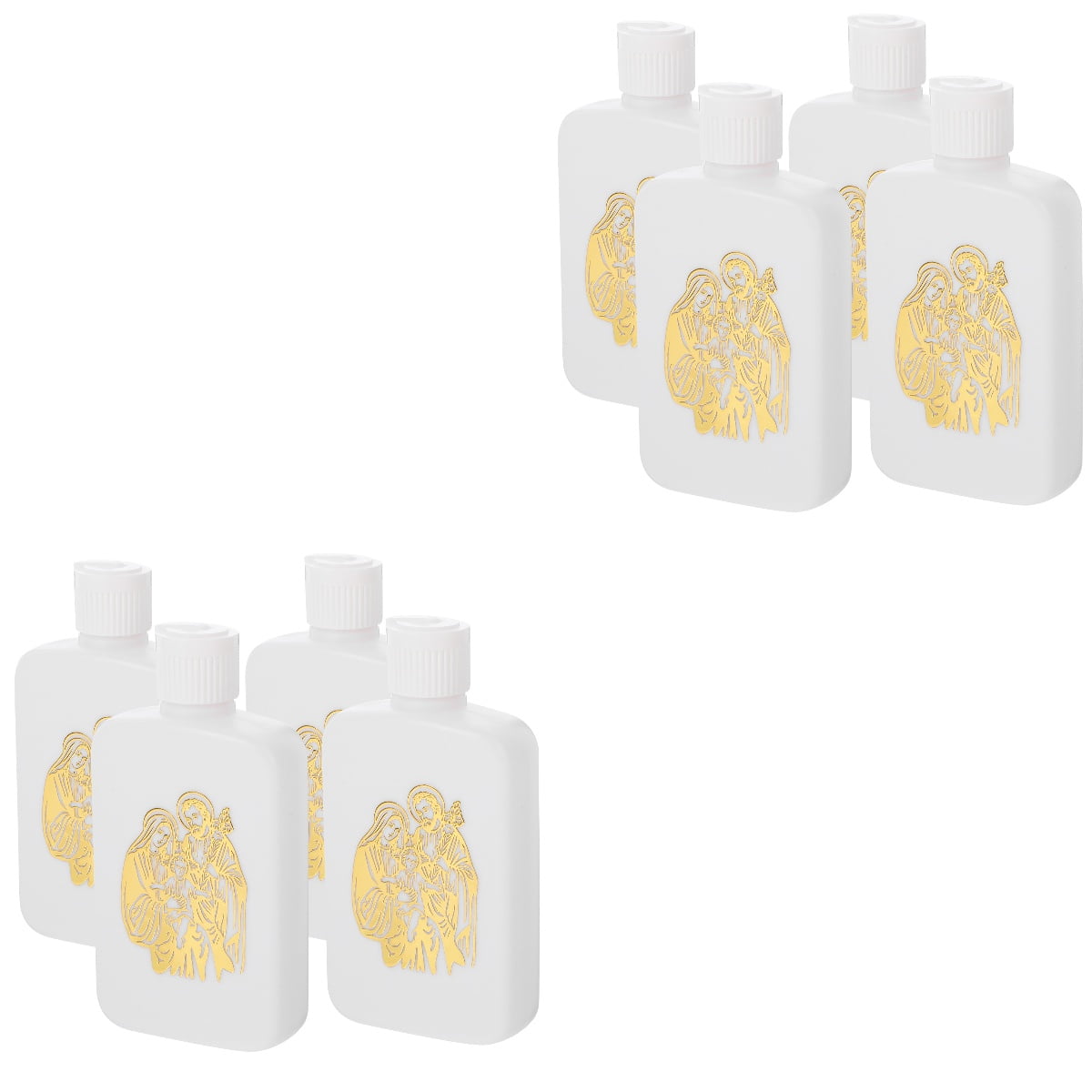 HOMEMAXS 8 pcs Plastic Holy Water Bottle Christian Blessing Water Altar ...