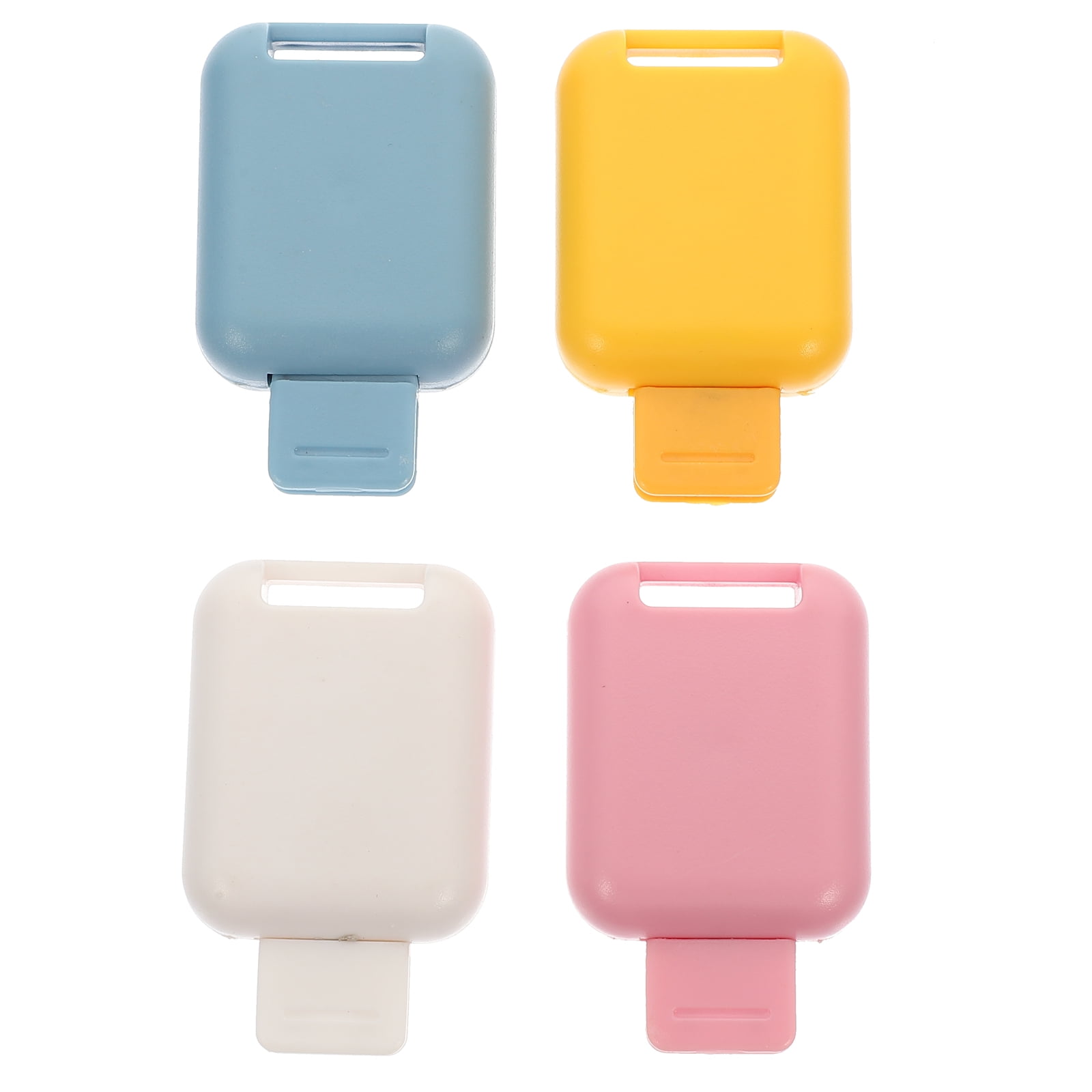 HOMEMAXS 8 pcs Plastic ID Cards Buckles Work Cards Holders Portable ID ...