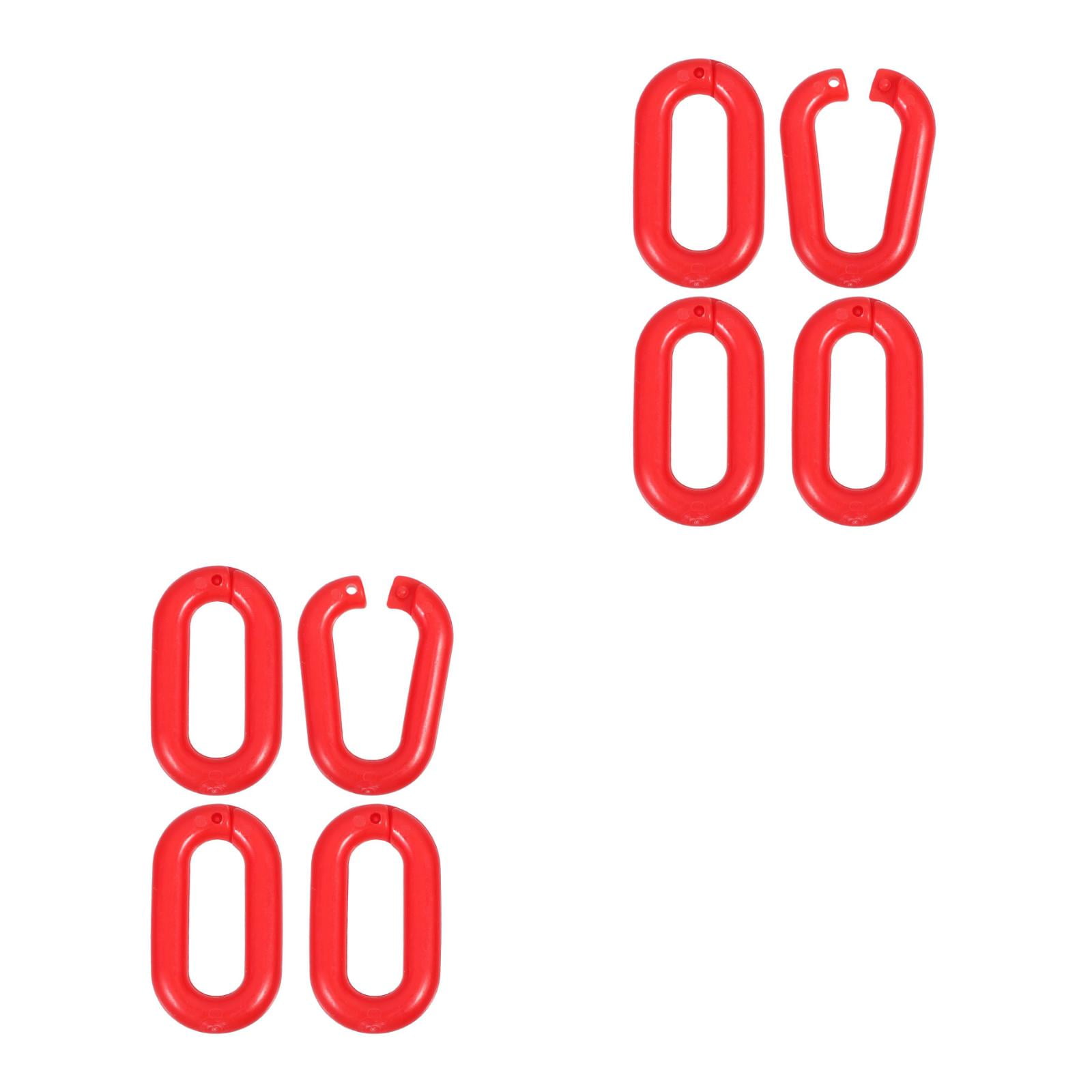 HOMEMAXS 8 pcs Plastic Links Replacement Baby Chain Links Traffic Cones ...