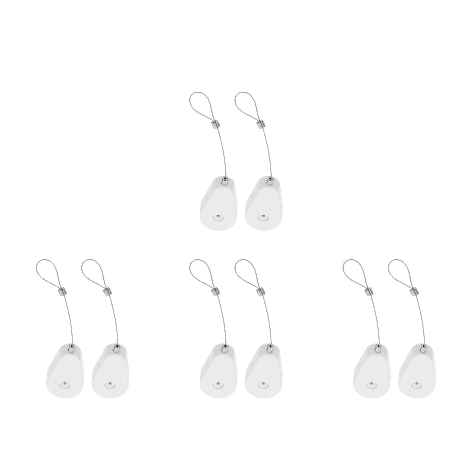 HOMEMAXS 8 pcs Retractable Remote Control Cable Tether Lock Box with ...