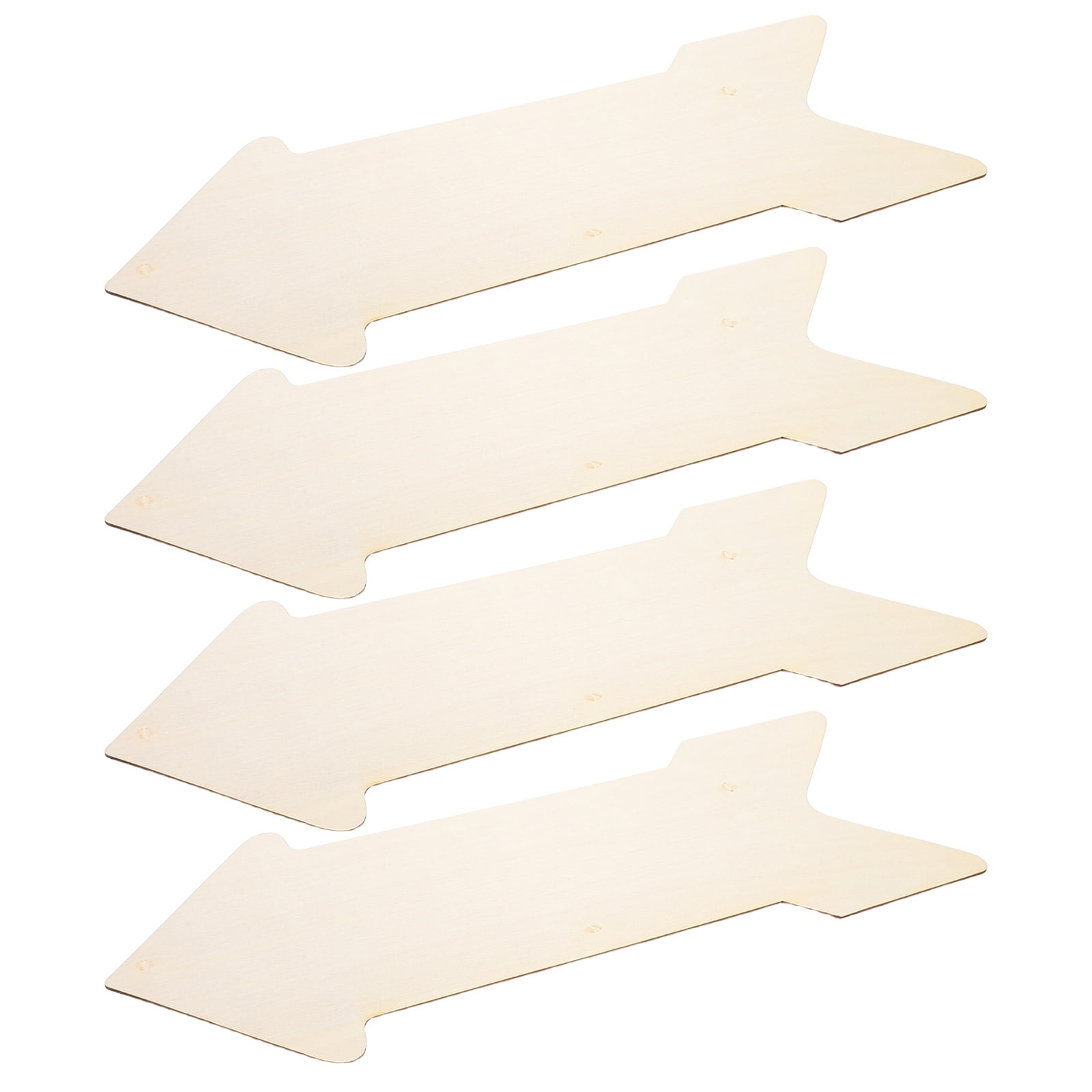 HOMEMAXS 8 pcs Unfinished Wood Cutout Arrow Wood Cutouts Diy Graffiti ...