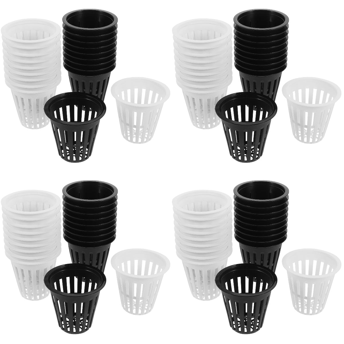 HOMEMAXS 80 Pcs Hydroponic Net Pots Baskets for Hydroponics Mini ...