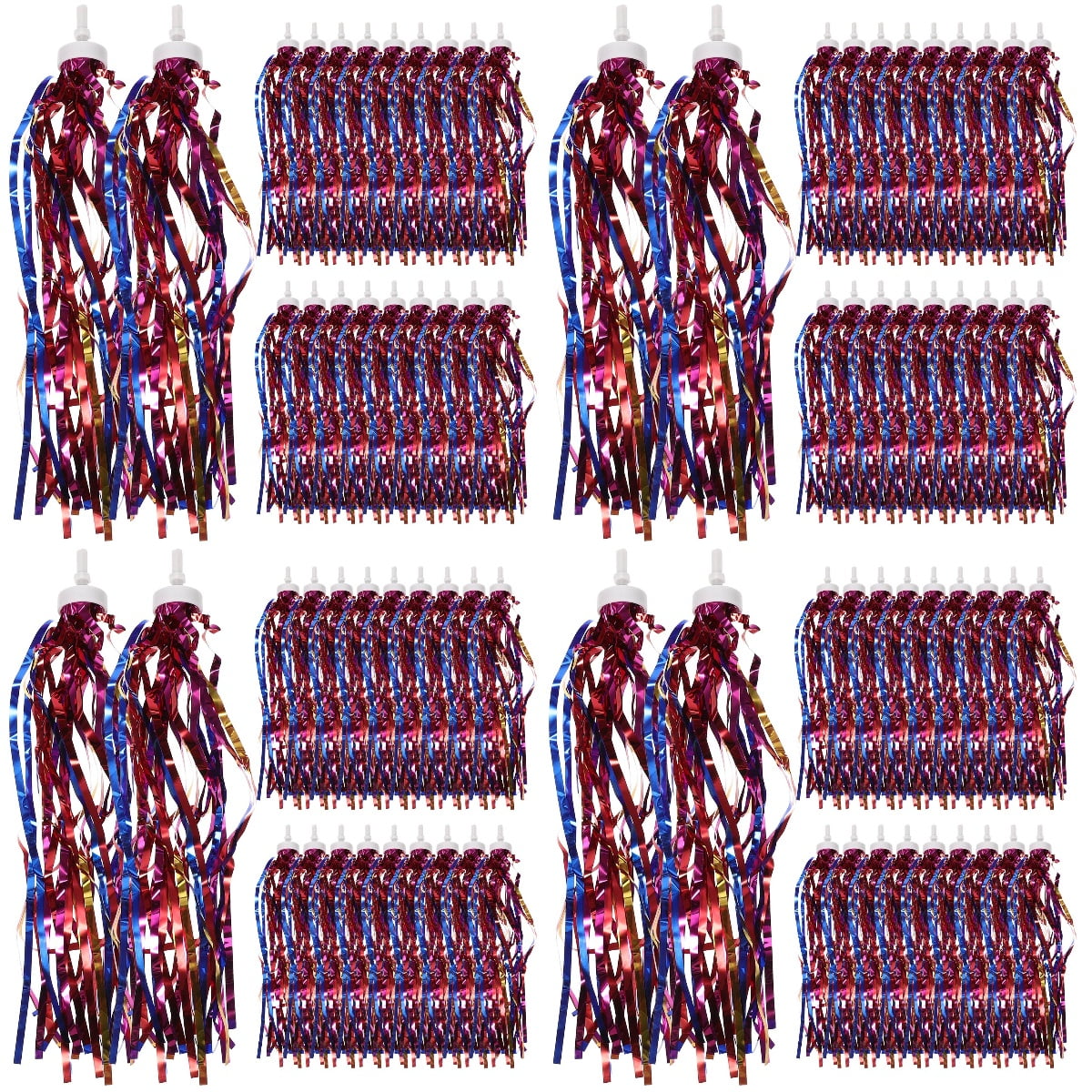HOMEMAXS 80 Pcs Kids Tassel Ribbon Scooter Bike Handlebar Streamer ...