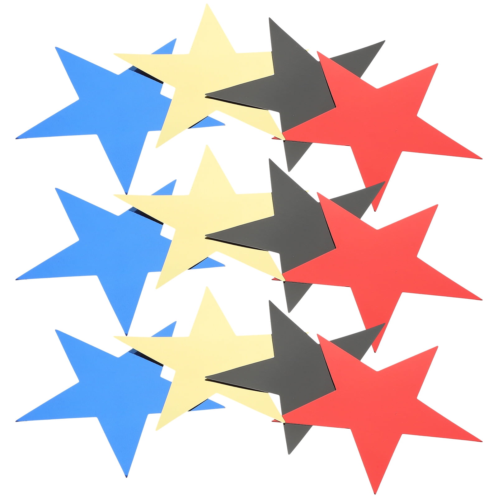 HOMEMAXS 80 Pcs Paper Star Shapes Pentagram Party Decoration Signature ...