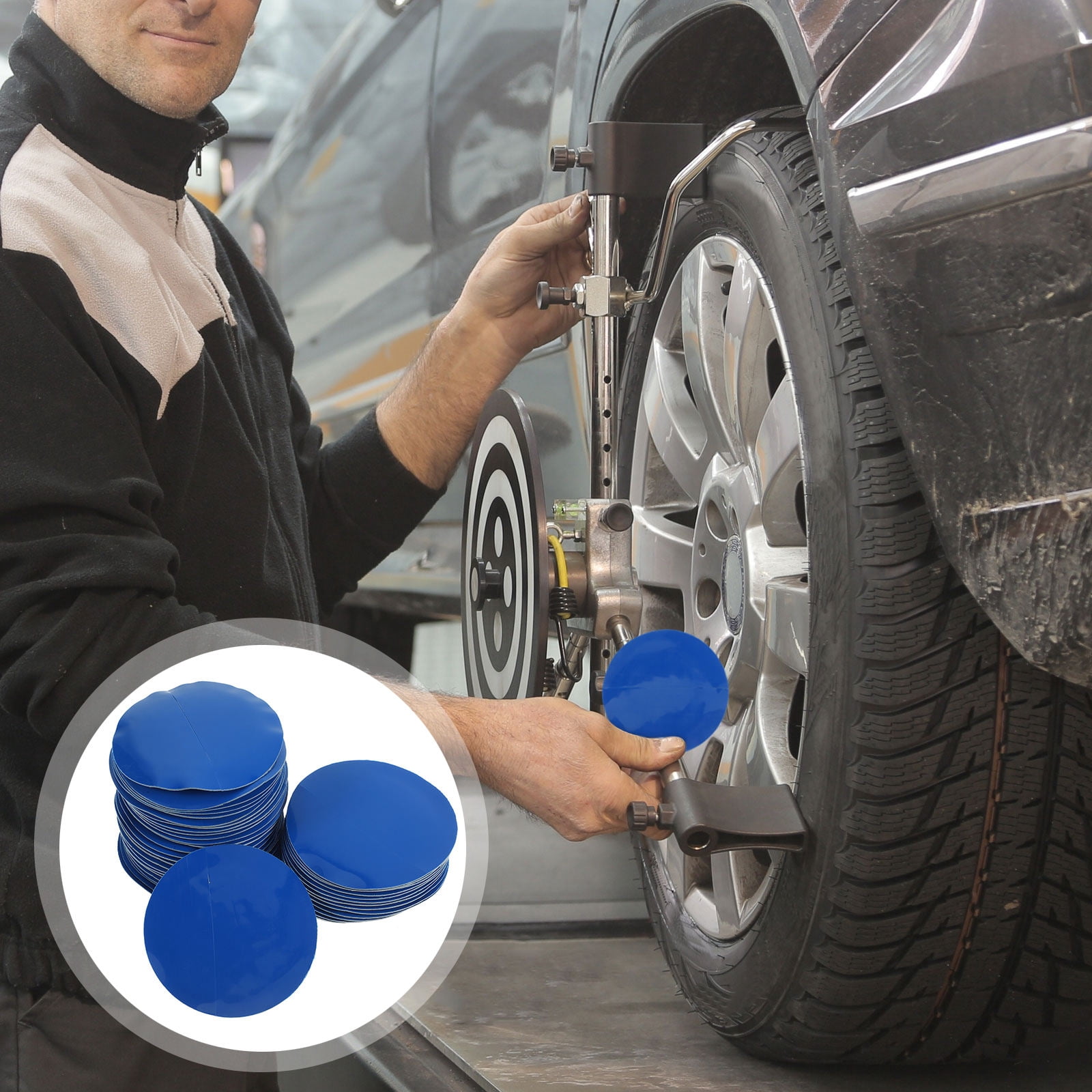 HOMEMAXS 80 Pcs Tire Patches for Vehicle Kit Heavy Duty Safety Seal ...