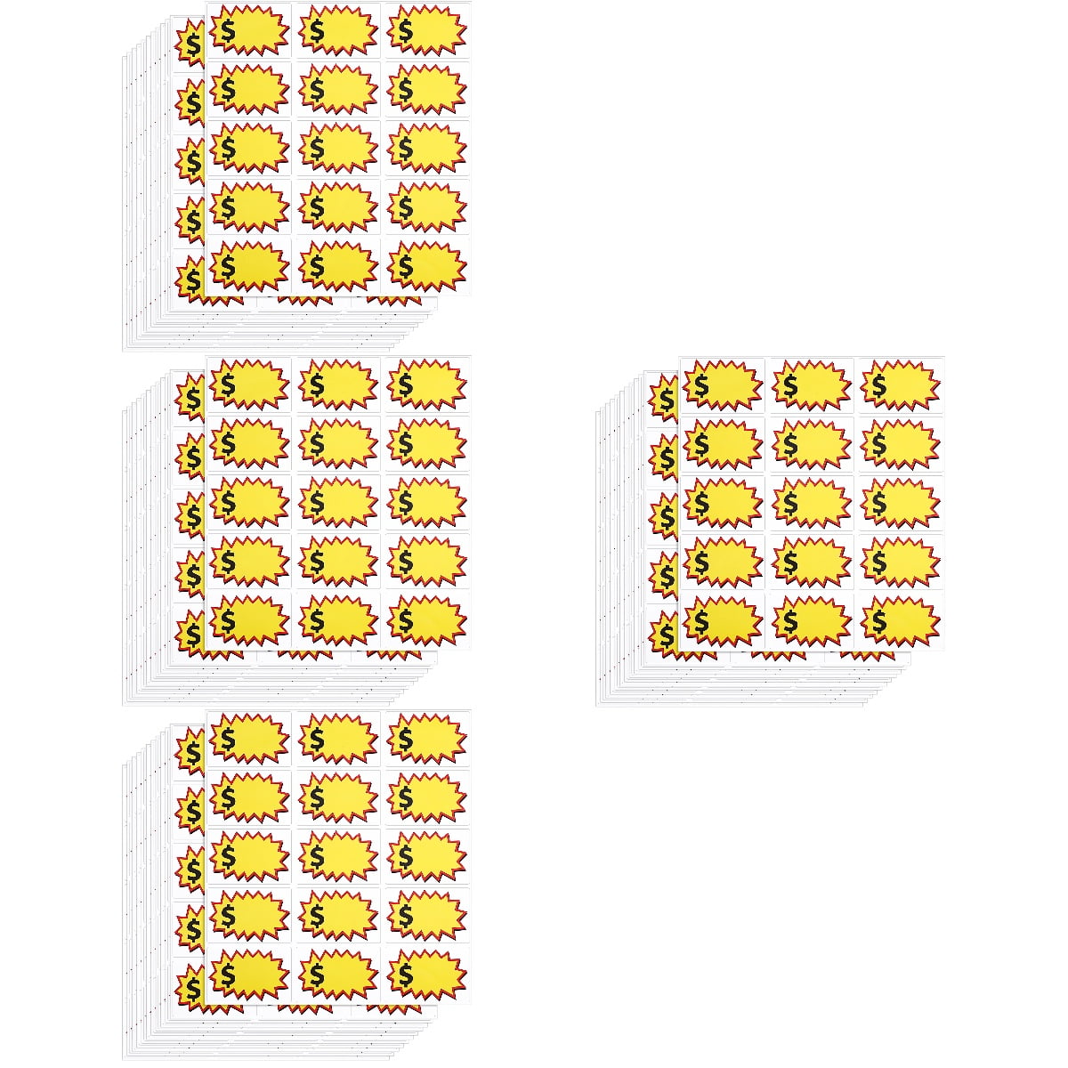 HOMEMAXS 80 Sheets Pricing Stickers Yard Sale Stickers Retail Sale ...