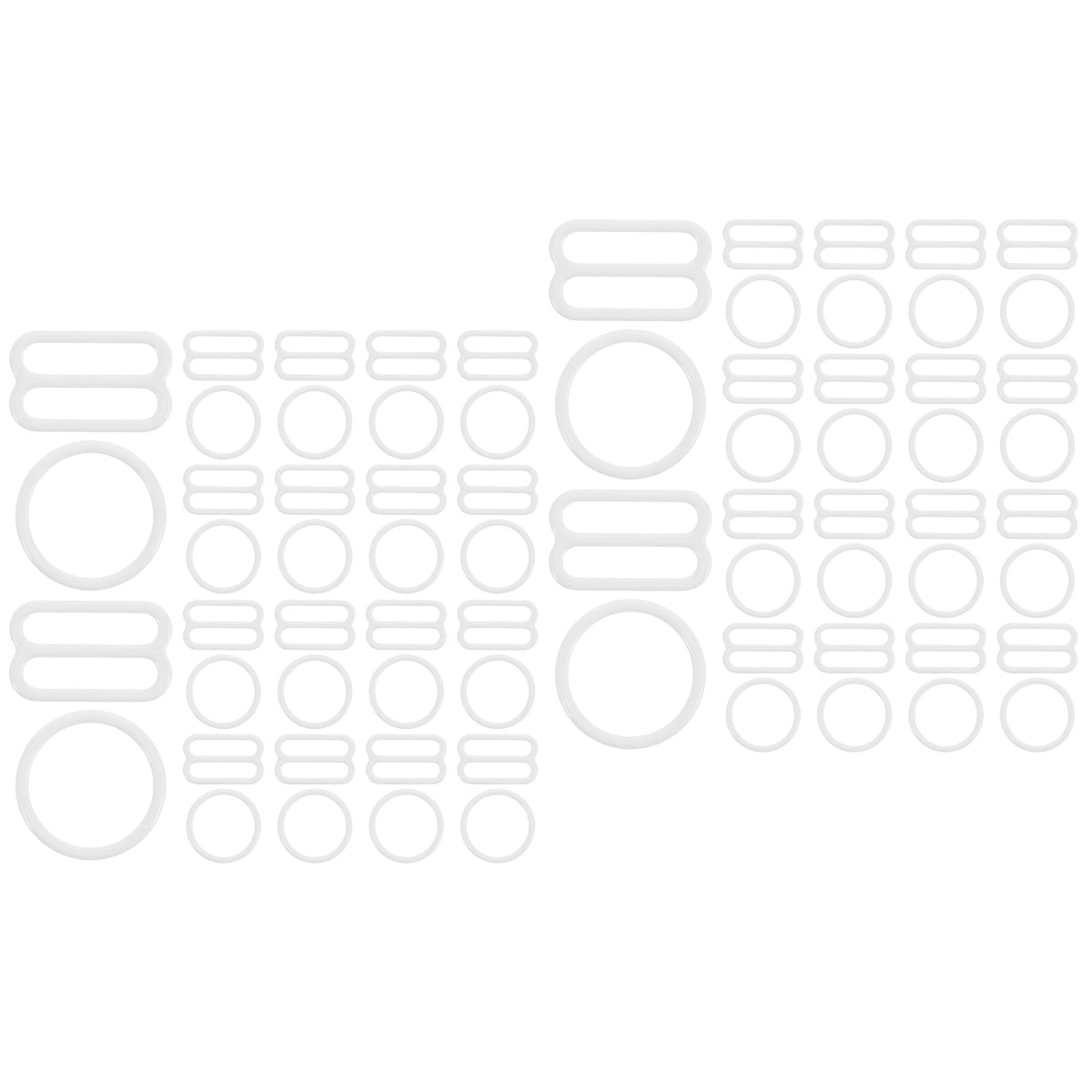 HOMEMAXS 80 pcs Bra Hooks Bra Strap Hooks Bra Strap Buckles Replacement ...