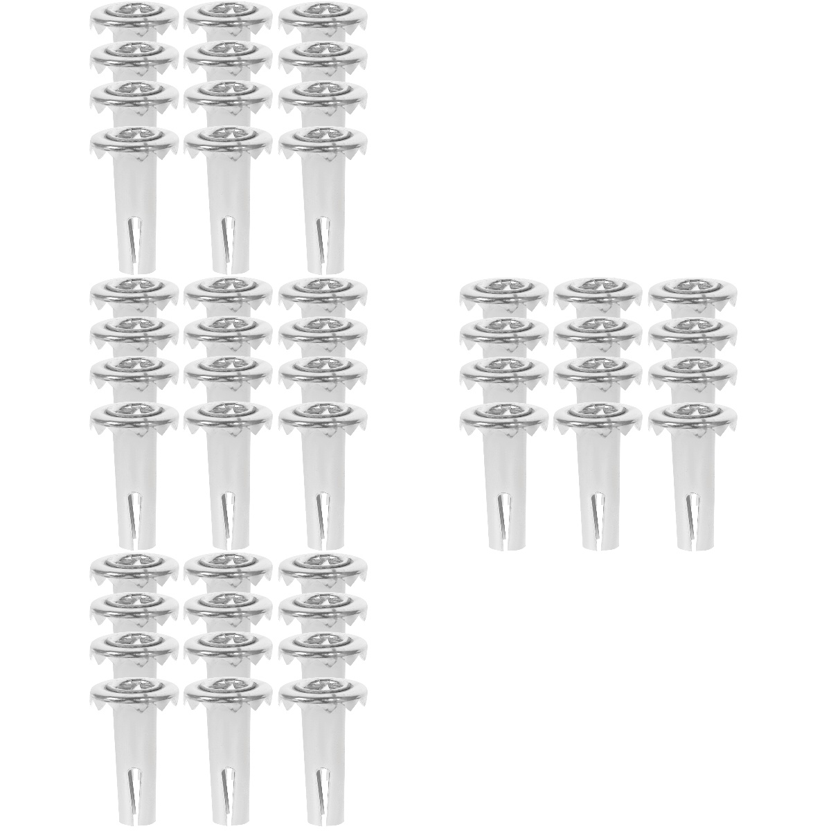 HOMEMAXS 80 pcs Caster Socket Steel Furniture Insert Socket Grip Ring ...