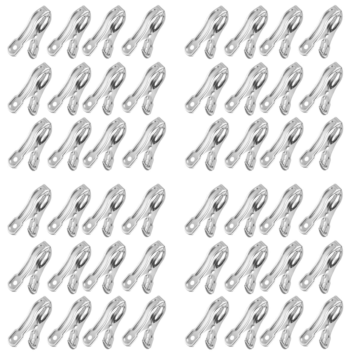 HOMEMAXS 80 pcs Garden Clips Stainless Steel Plant Covers Clamps Shade ...