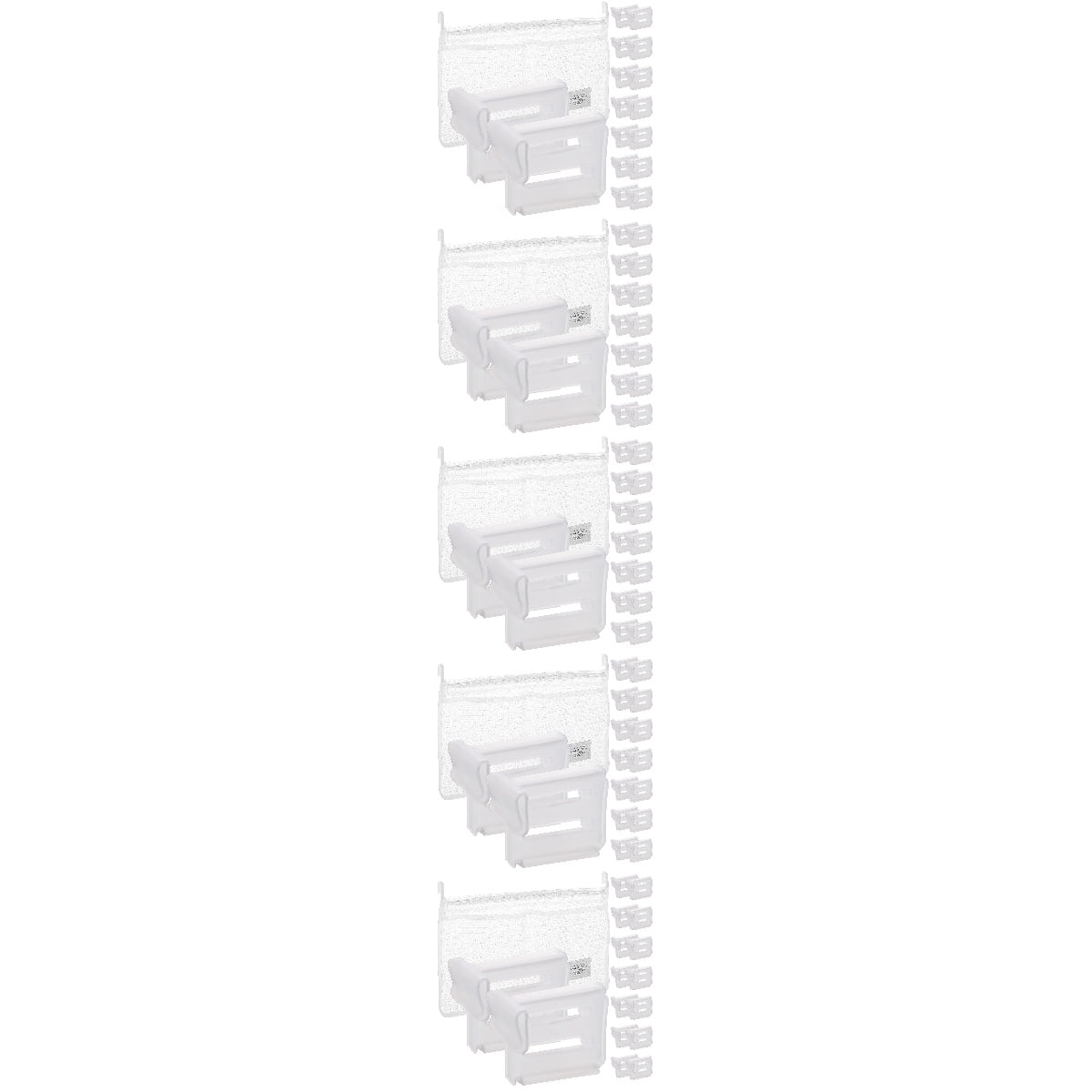 HOMEMAXS 80 pcs Retractable Fridge Separators Fridge Bin Partitions ...