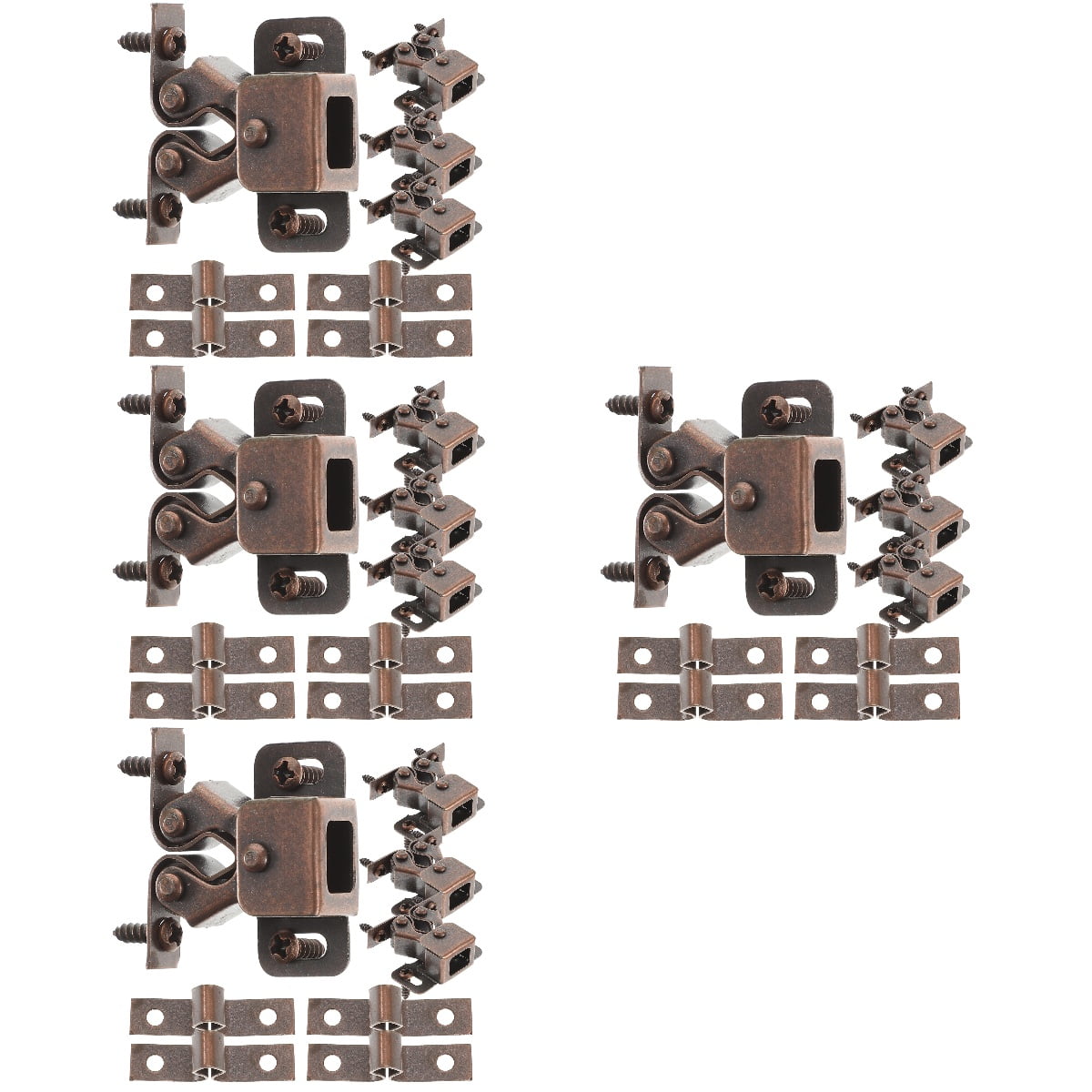 80 pcs Screen Door Latches And Catches Cabinet Latches Cabinet Closer ...