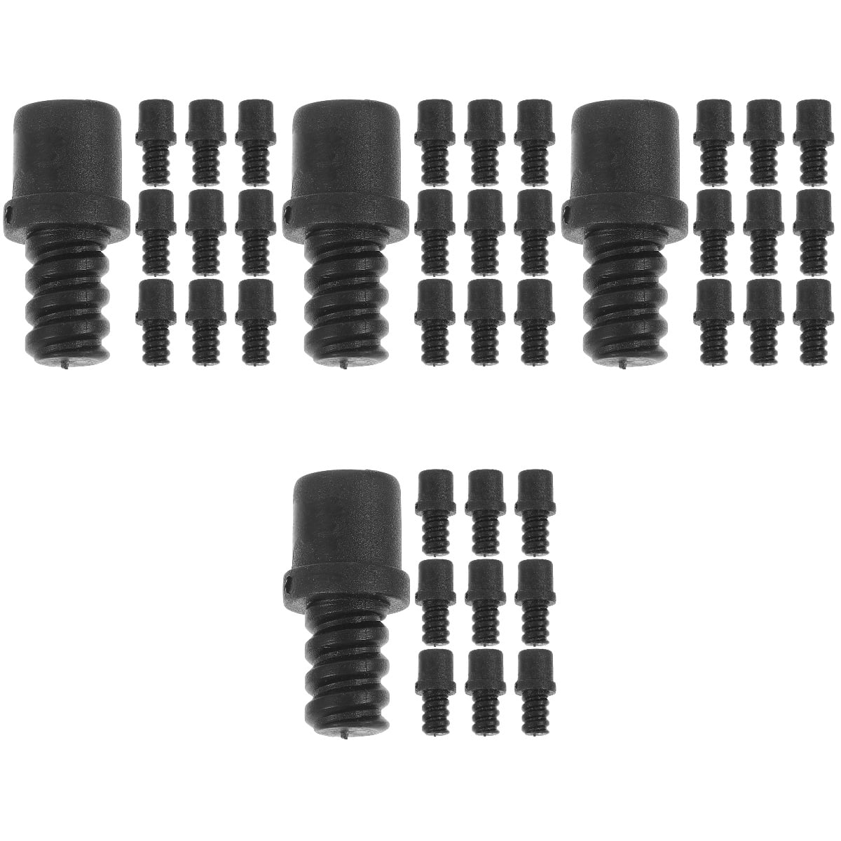 HOMEMAXS 80 pcs Toilet Brush Replacement Adapter Brush Sticks Connector ...