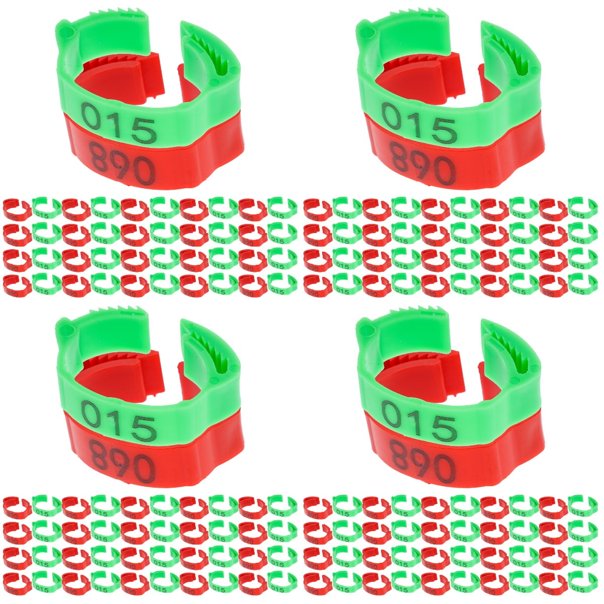HOMEMAXS 800 pcs Chicken Leg Rings Chicken Identification Leg Bands Leg ...