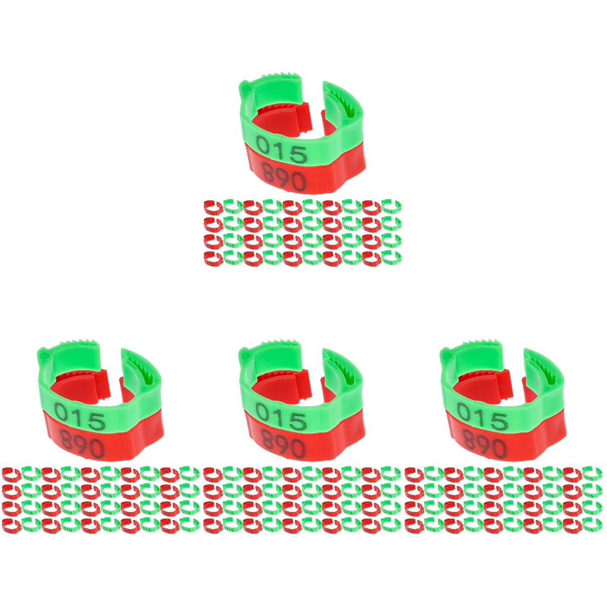 HOMEMAXS 800 pcs Chicken Leg Rings Chicken Identification Leg Bands Leg ...