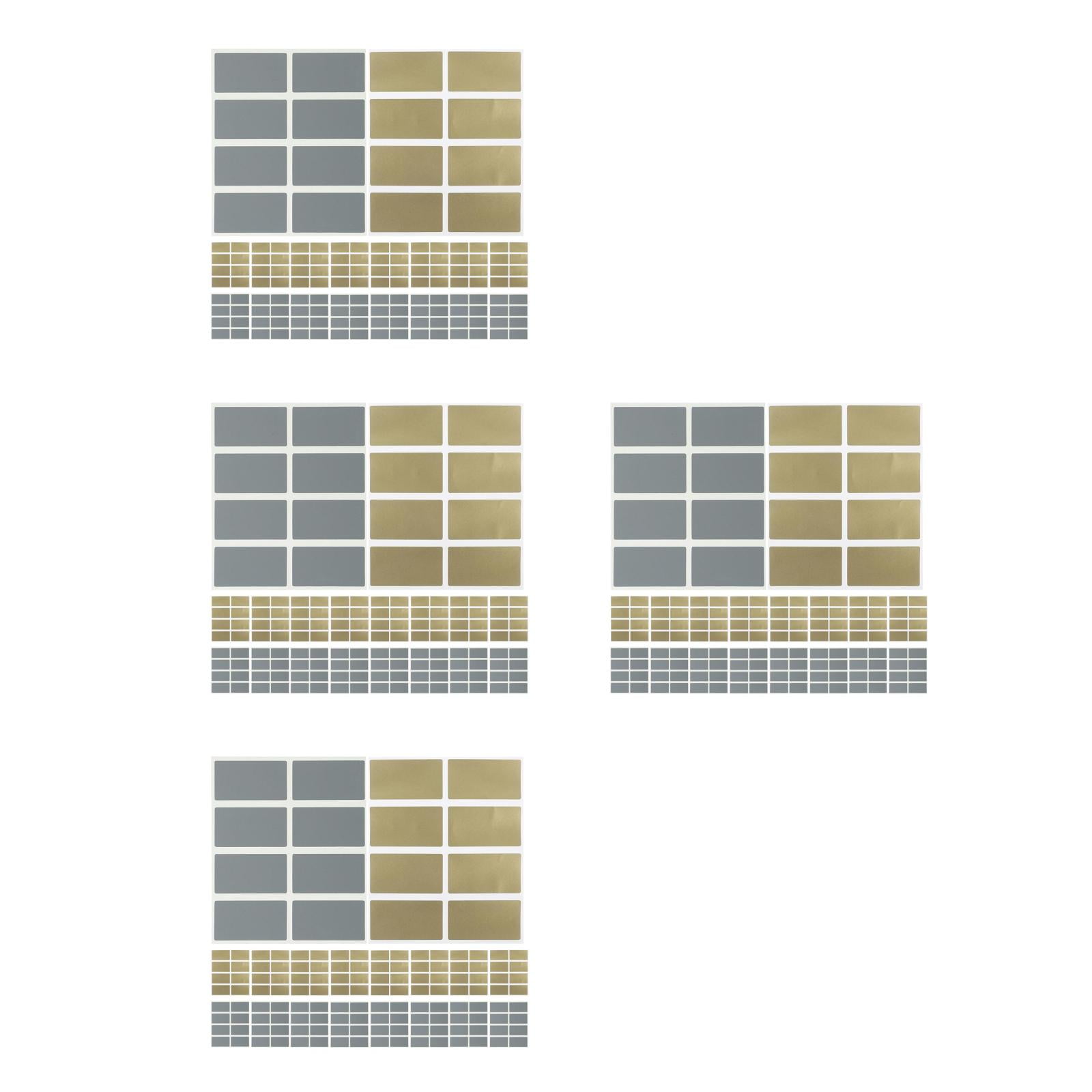 HOMEMAXS 800 pcs Scratch Off Stickers Rectangular Scratch Off Labels ...